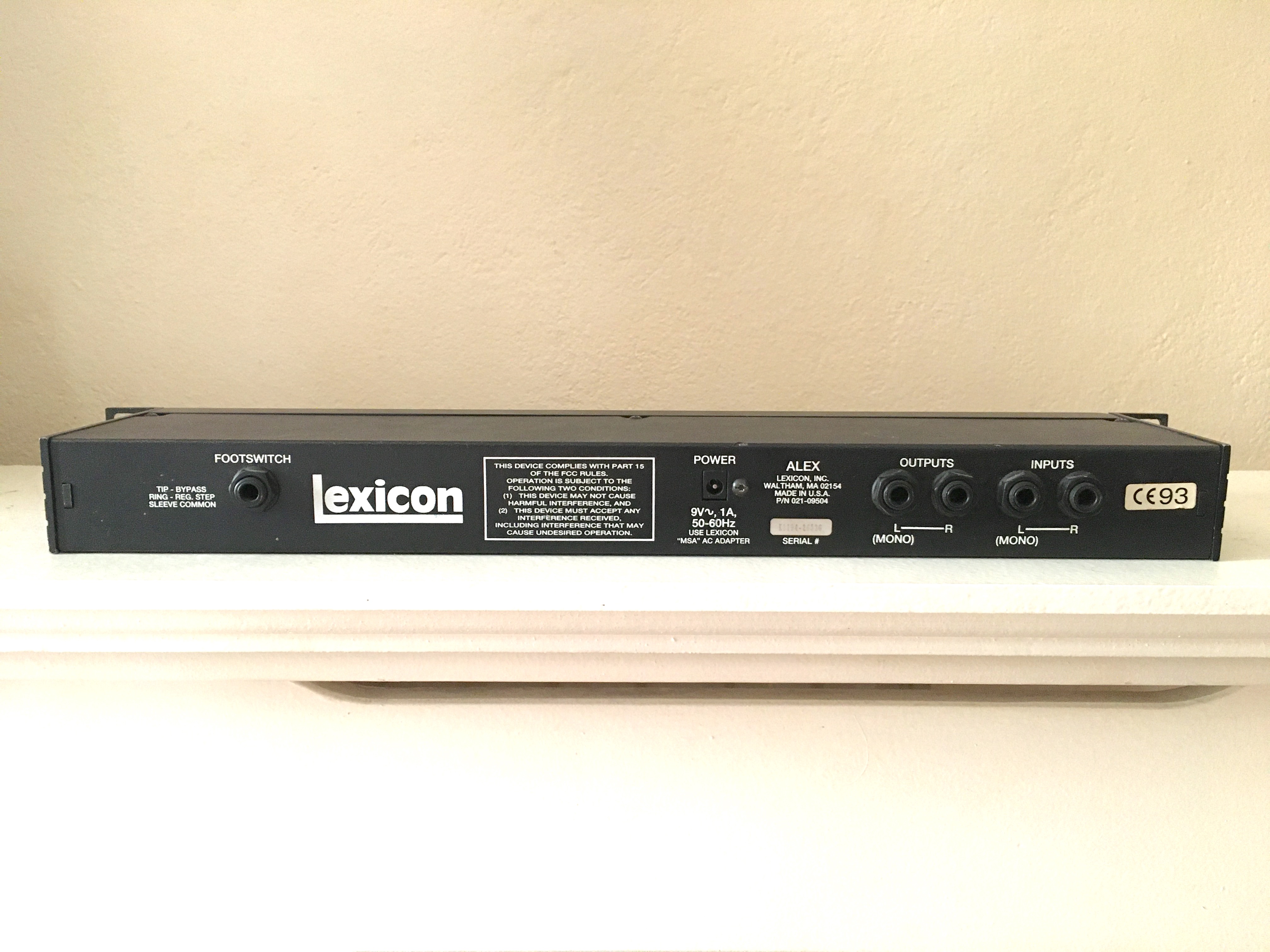 Alex - Lexicon Alex - Audiofanzine