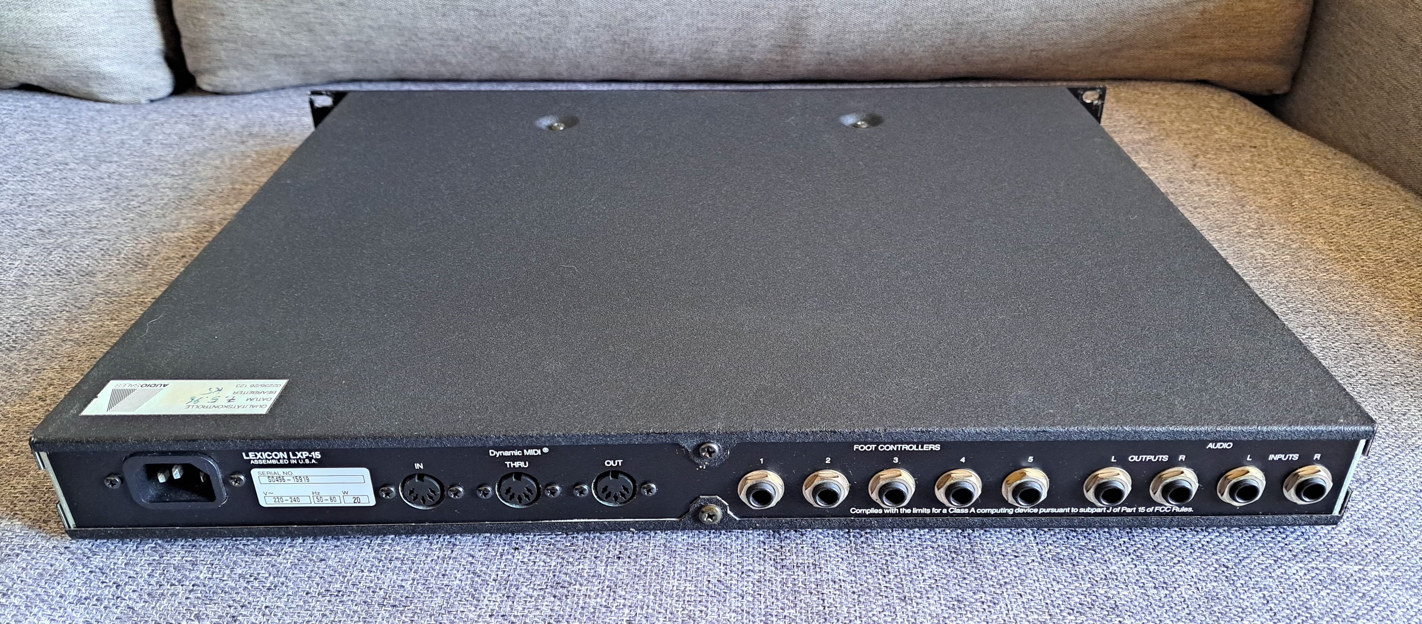 LXP-15II - Lexicon LXP-15II - Audiofanzine