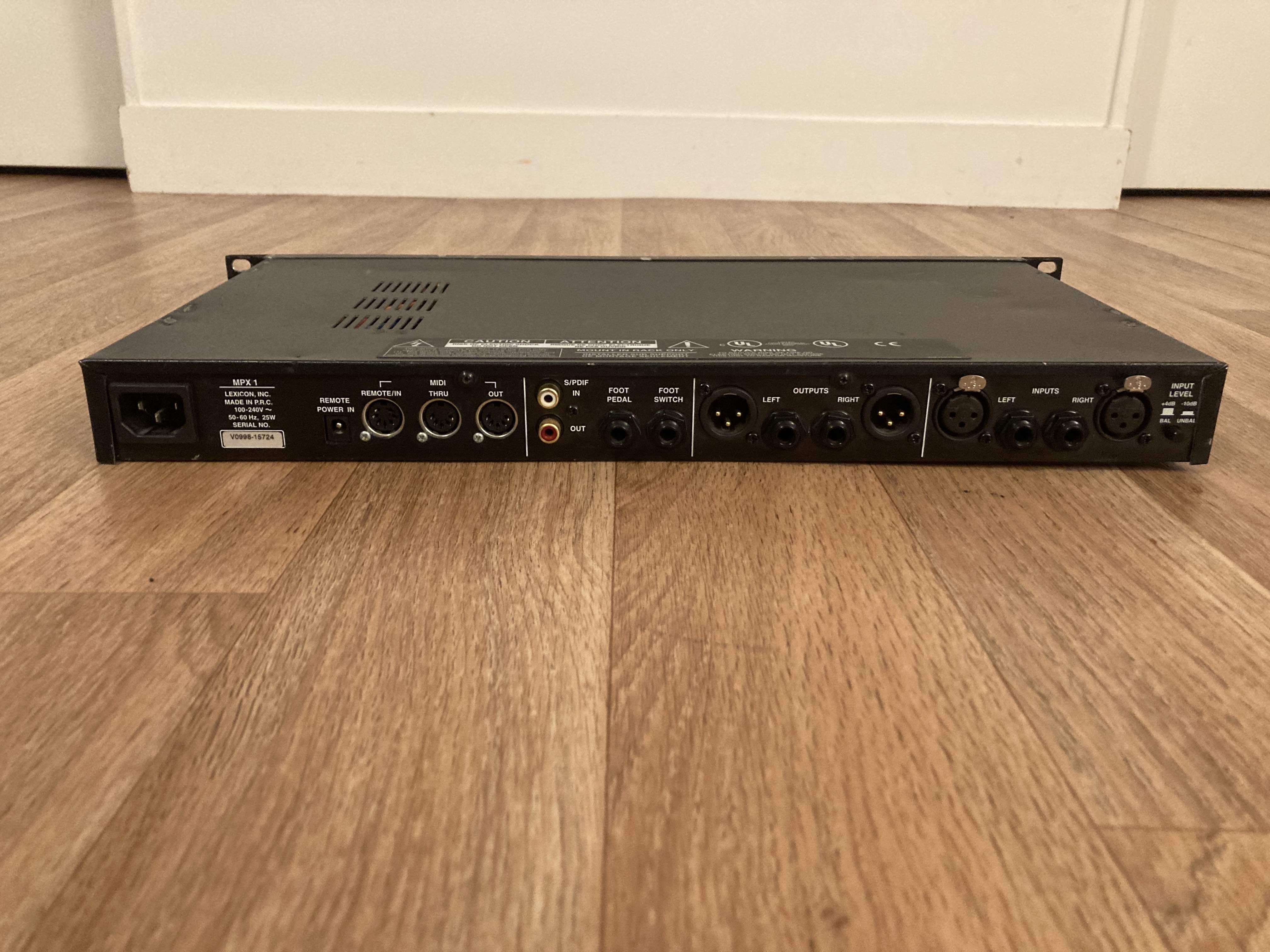 MPX-1 - Lexicon MPX-1 - Audiofanzine