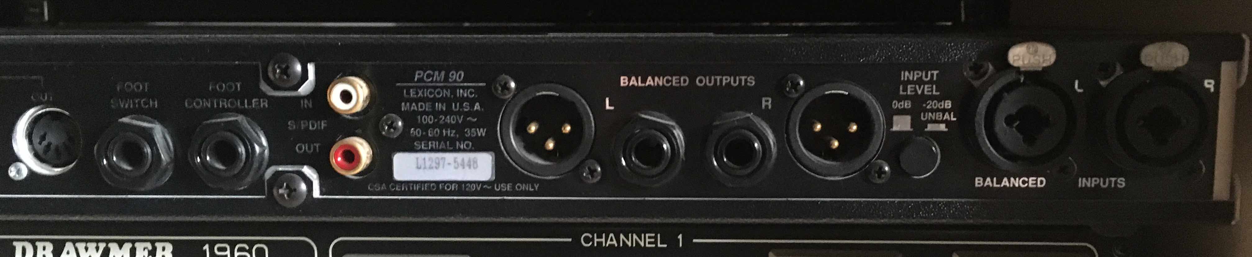 PCM 90 - Lexicon PCM 90 - Audiofanzine