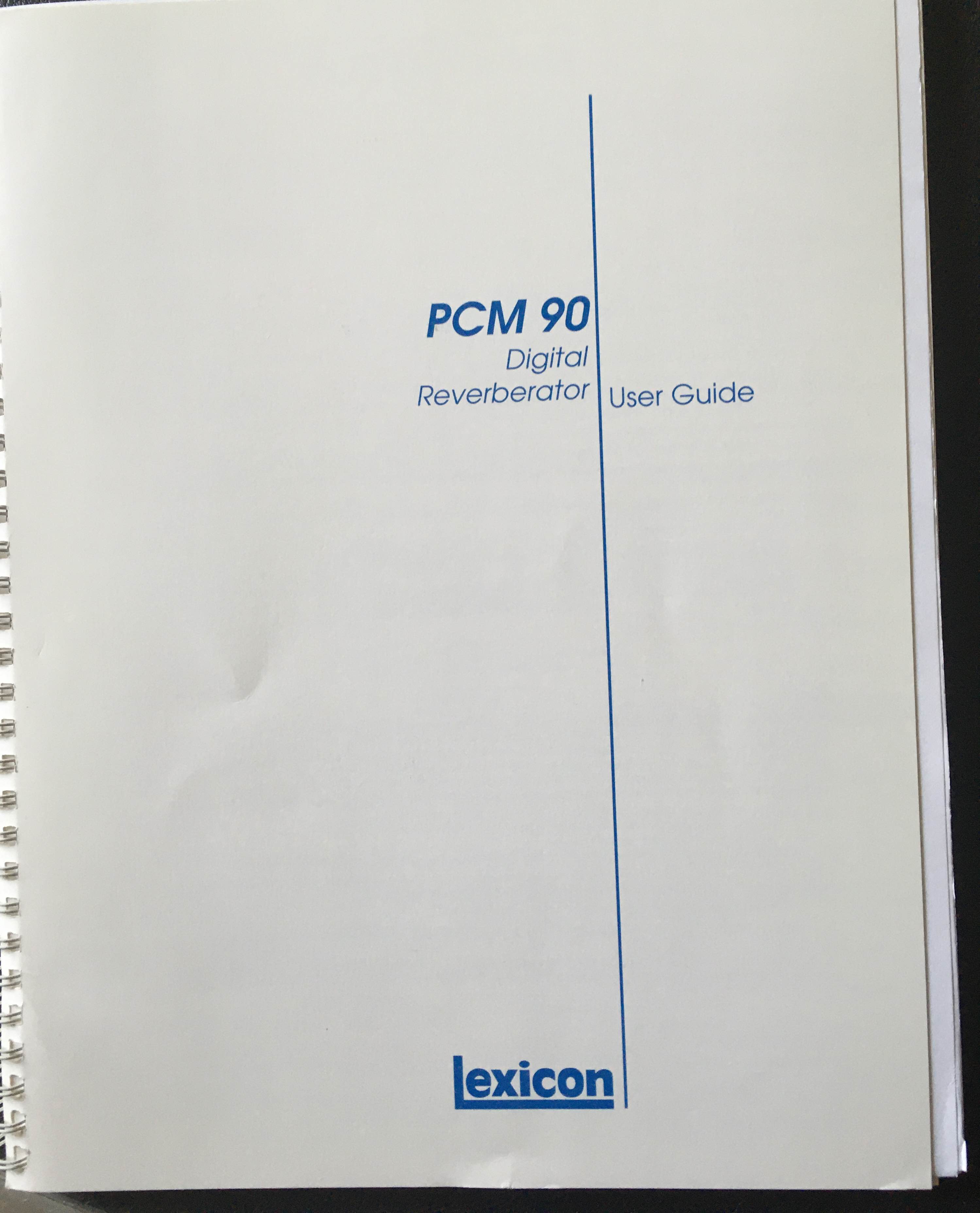 PCM 90 - Lexicon PCM 90 - Audiofanzine