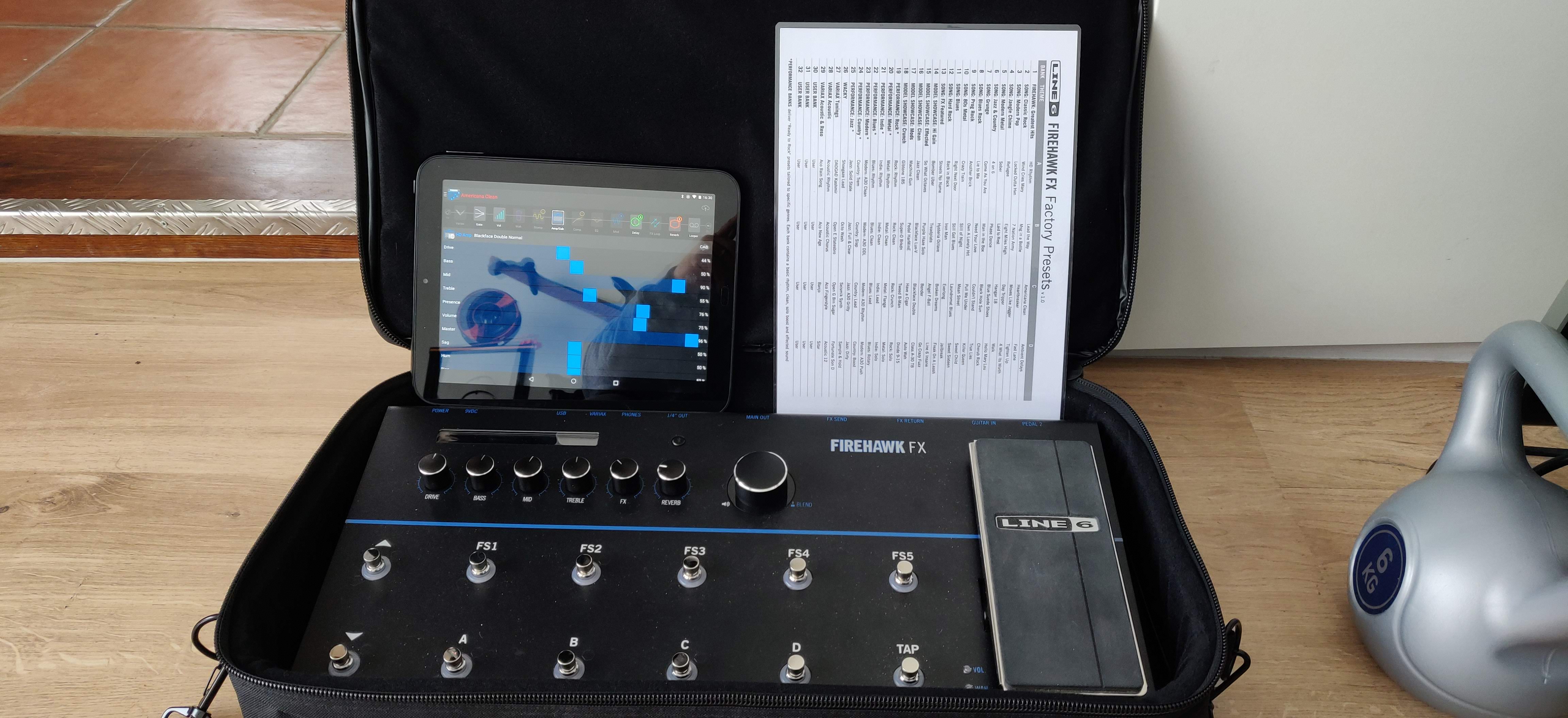 FIREHAWK FX - Line 6 Firehawk FX - Audiofanzine