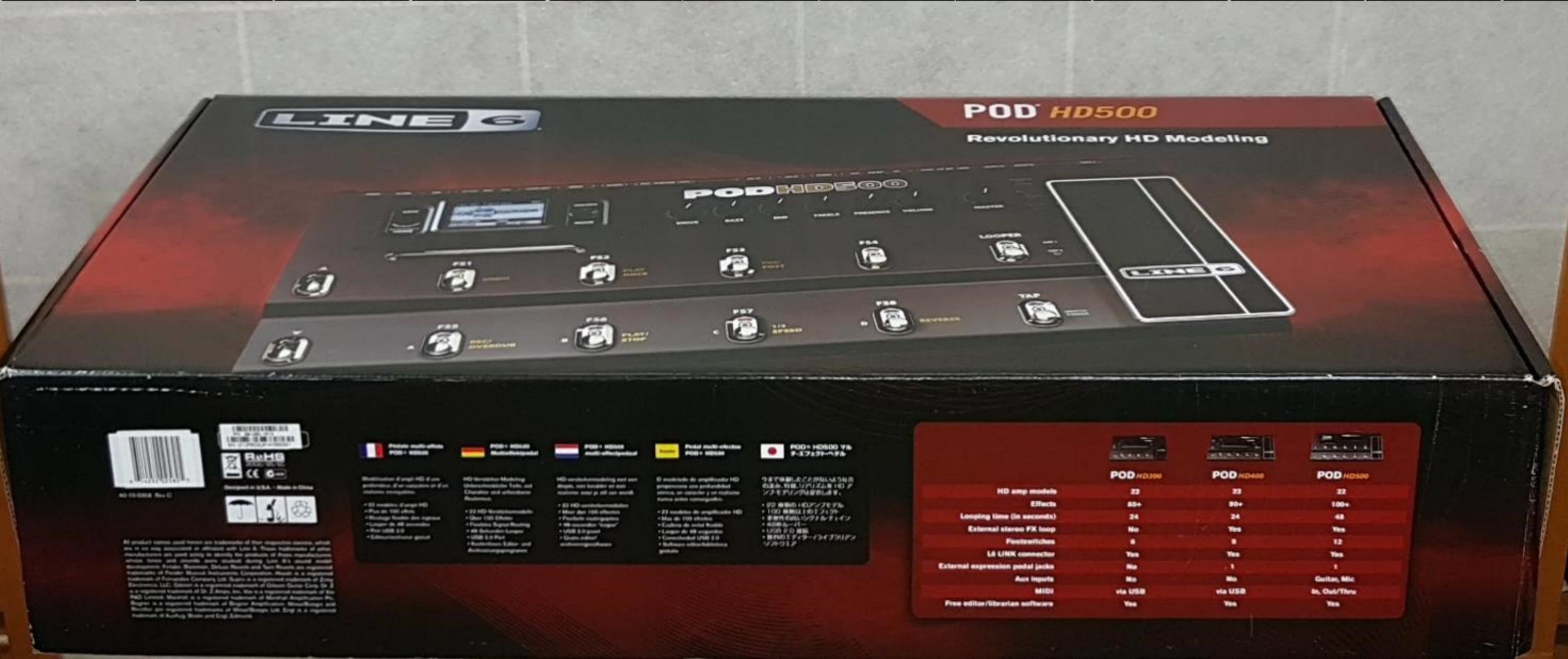 Line 6 POD HD500 - Audiofanzine