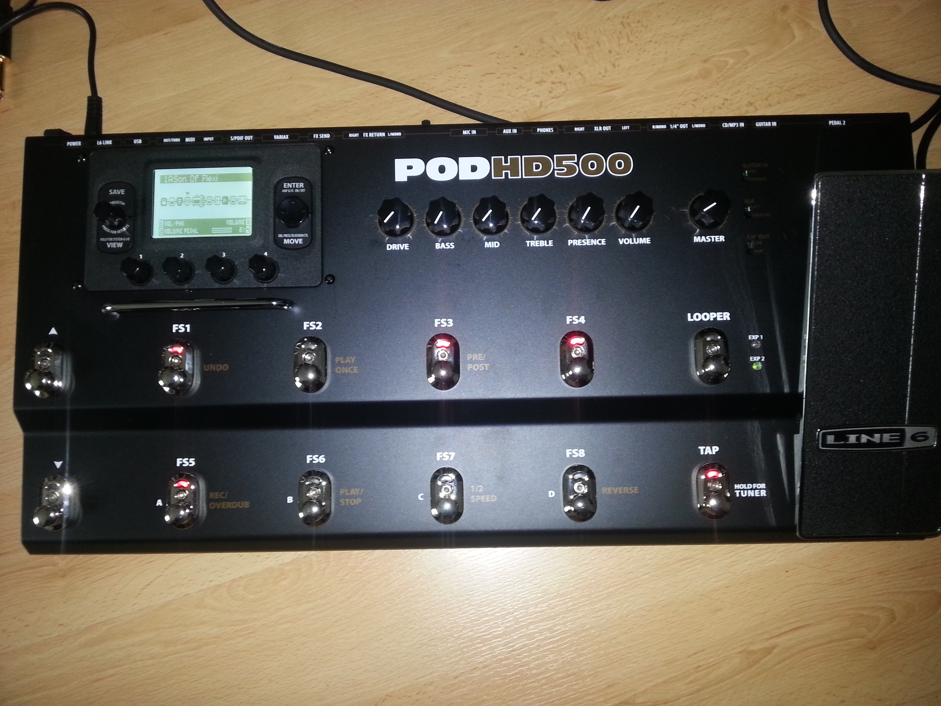 Photo Line 6 POD HD500 : Line 6 POD HD500 (46411) (#660597) - Audiofanzine