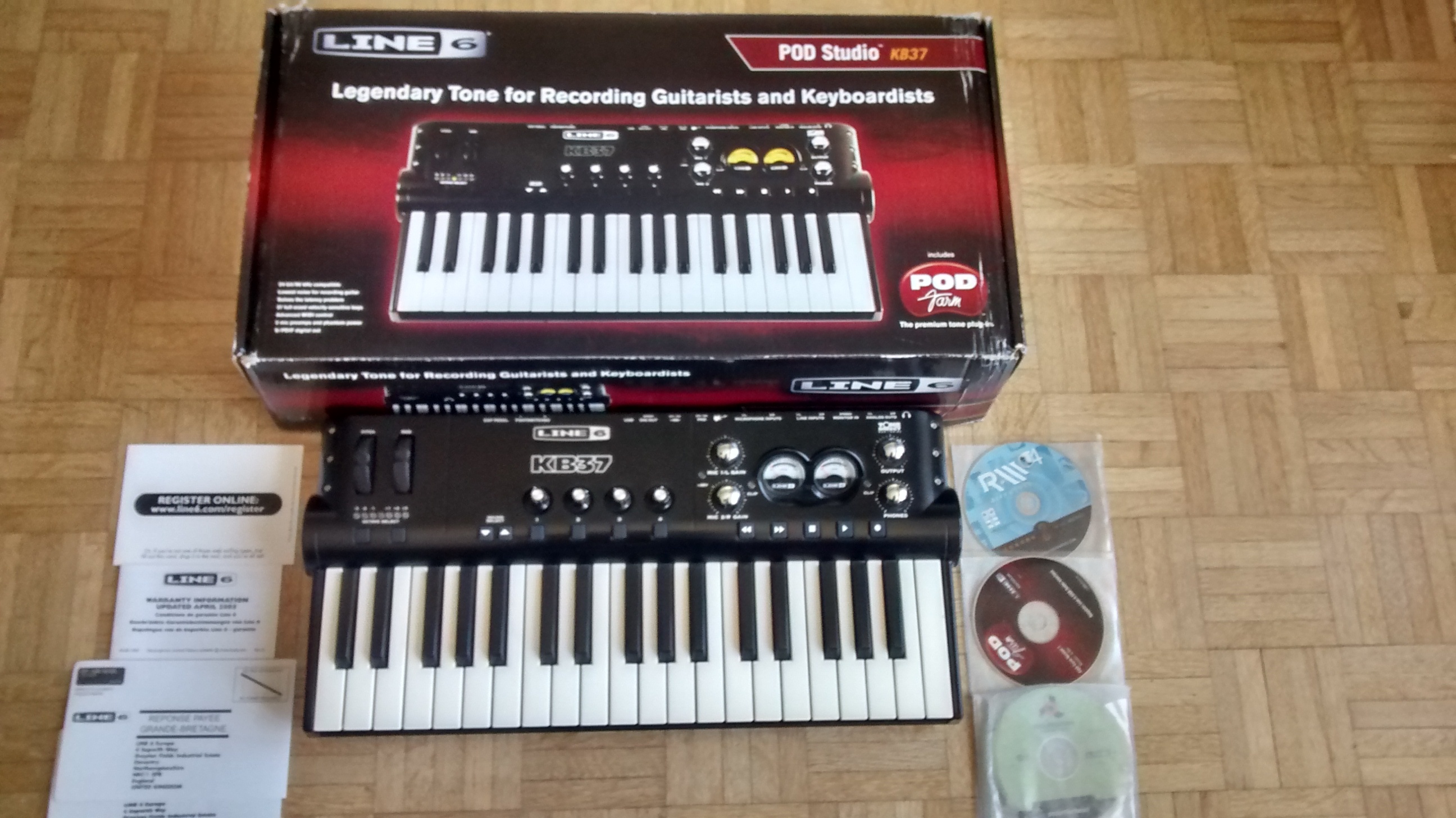 POD STUDIO KB37 - Line 6 POD Studio KB37 - Audiofanzine