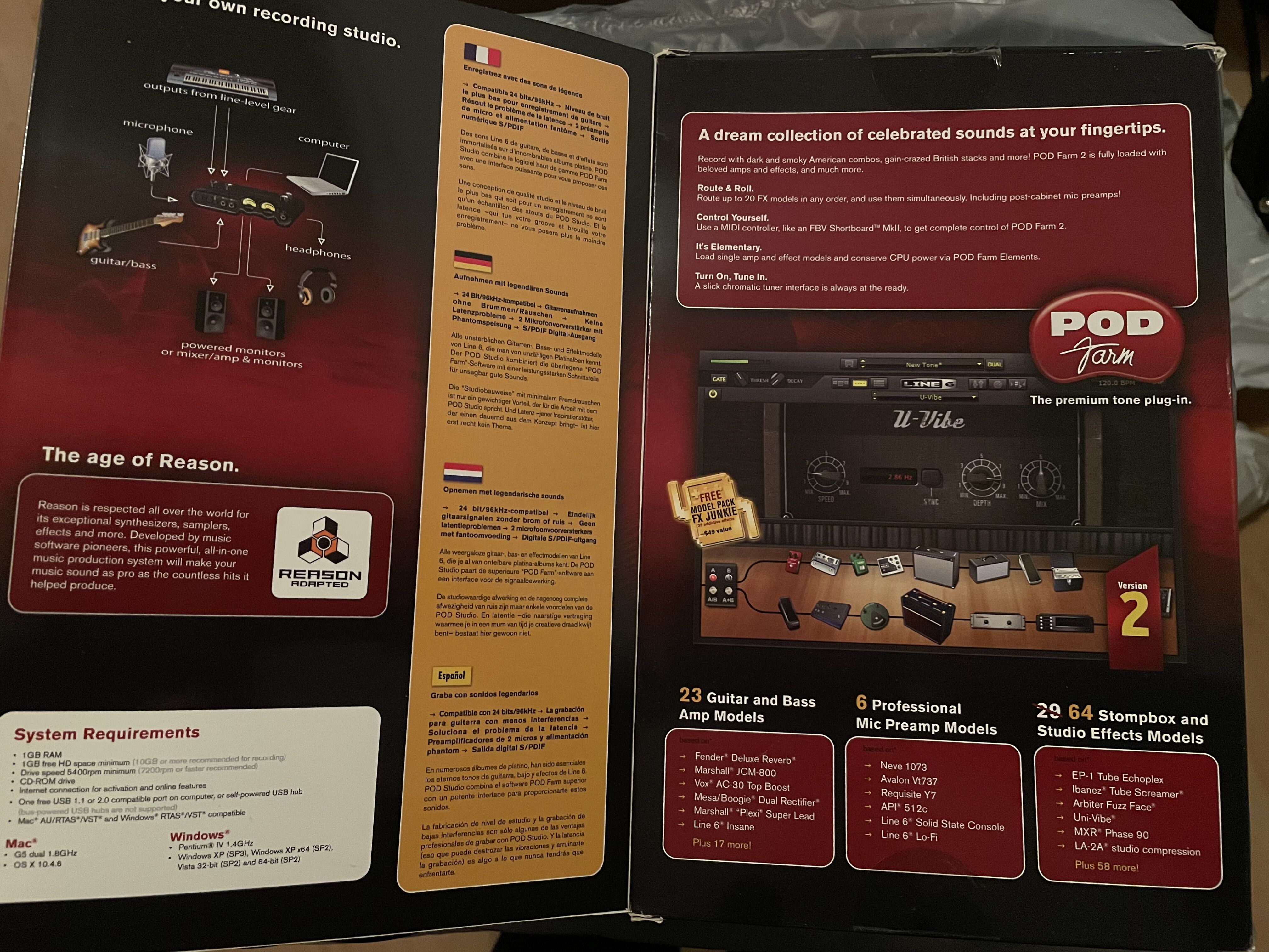 POD Studio UX2 - Line 6 POD Studio UX2 - Audiofanzine