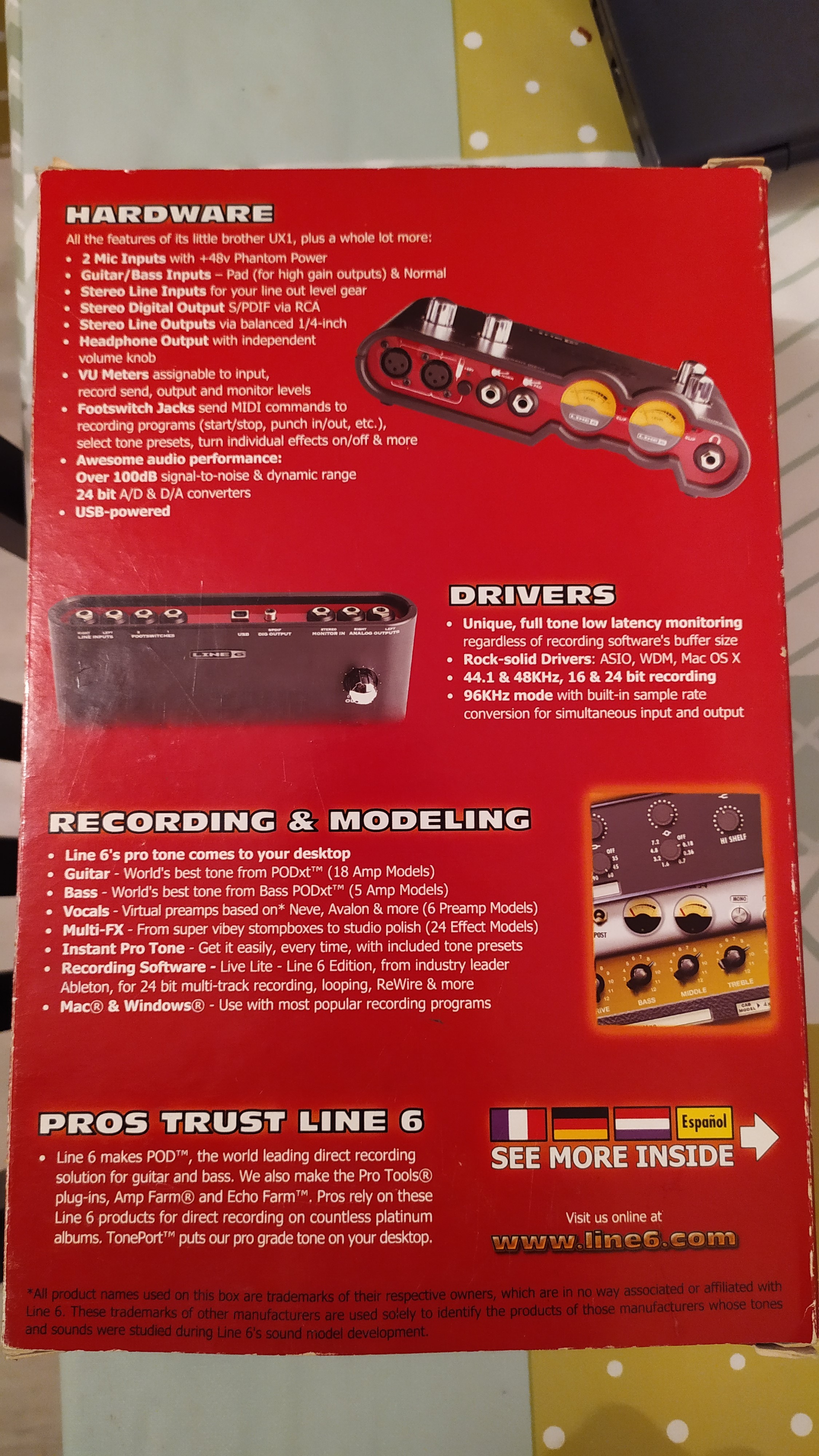 TonePort UX2 - Line 6 TonePort UX2 - Audiofanzine