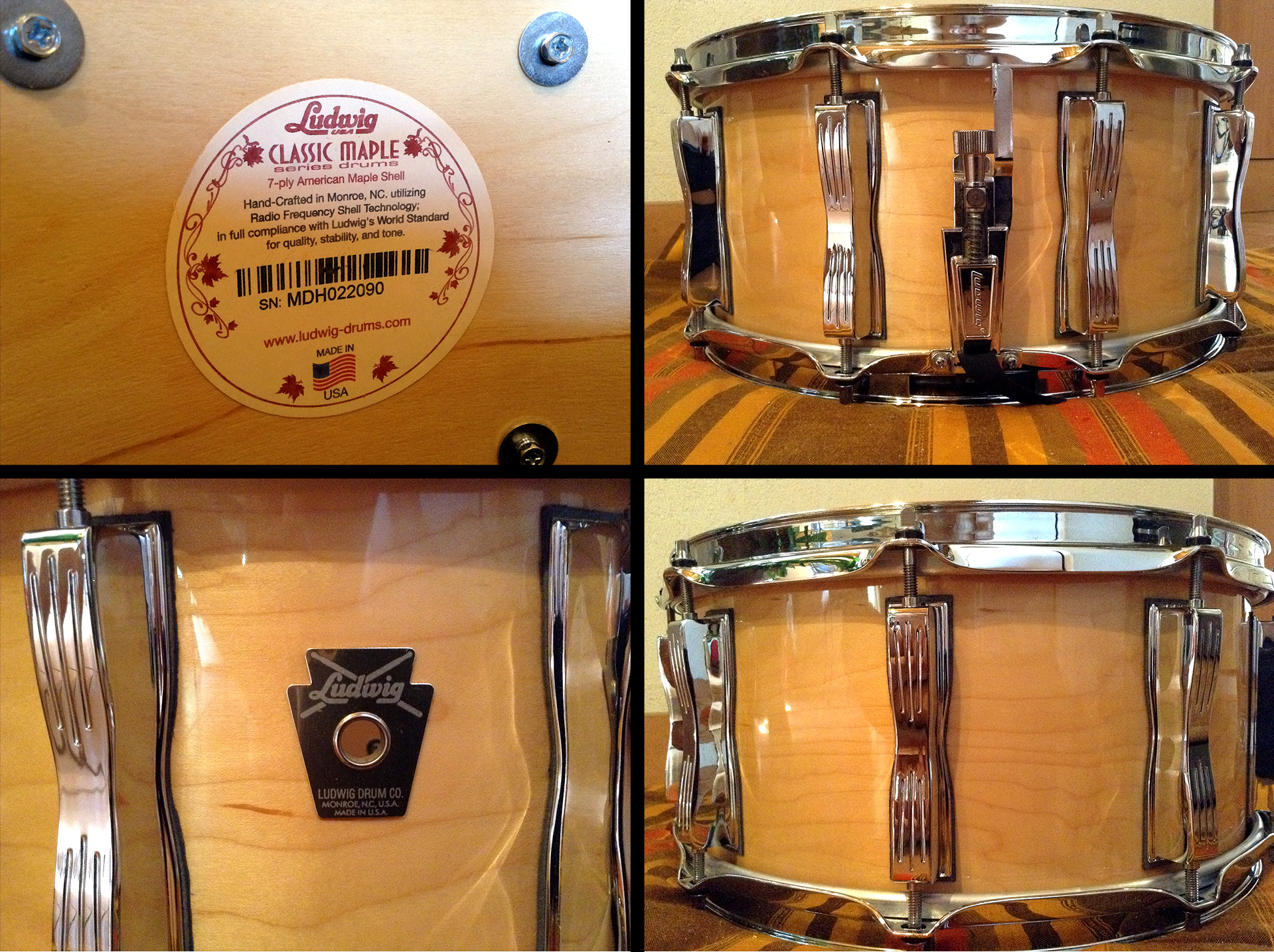 CLASSIC MAPLE - Ludwig Drums Classic Maple - Audiofanzine