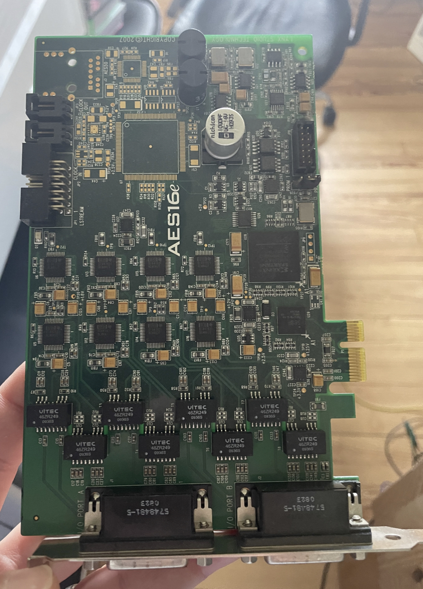 AES16e PCI Express - Lynx Studio Technology AES16e PCI Express ...
