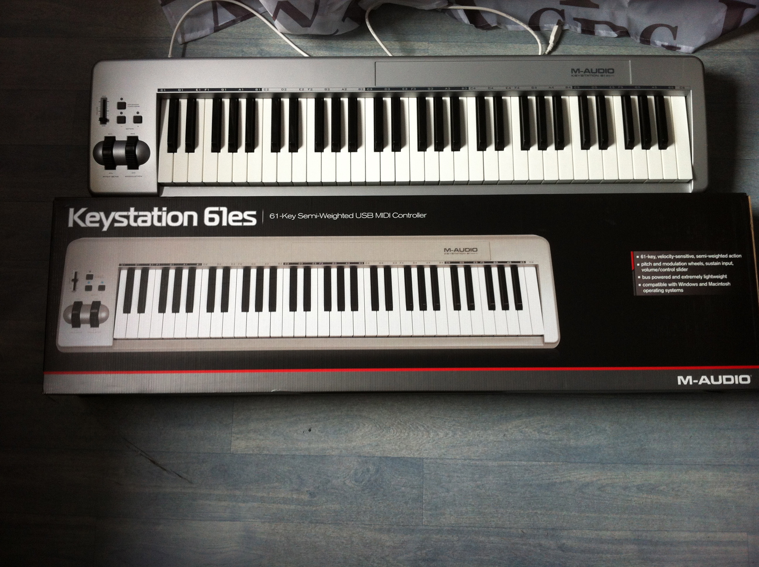 Photo M-Audio Keystation 61es : M-Audio Keystation 61es (50110 ... Photo M-Audio Keystation 61es : M-Audio Keystation 61es (50110 ...