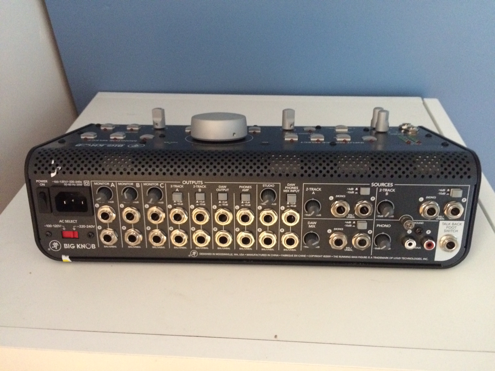 BIG KNOB - Mackie Big Knob - Audiofanzine