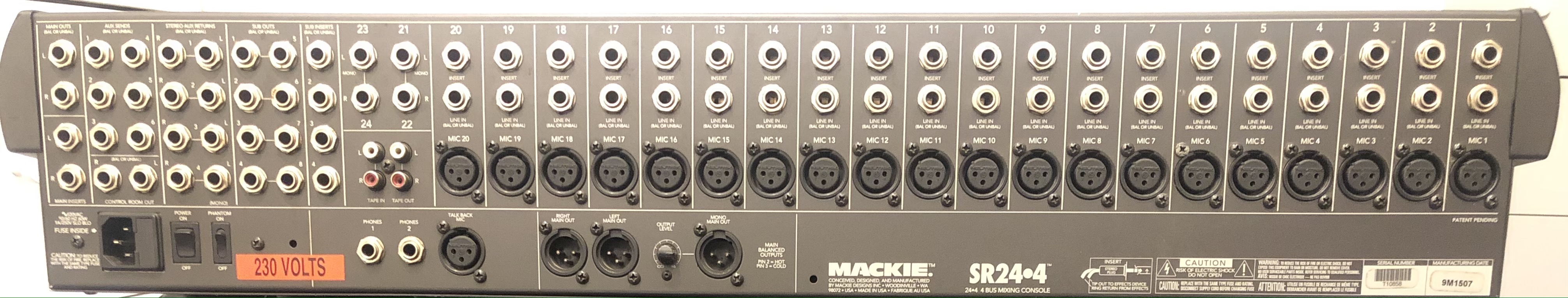 CR1604 - Mackie CR1604 - Audiofanzine