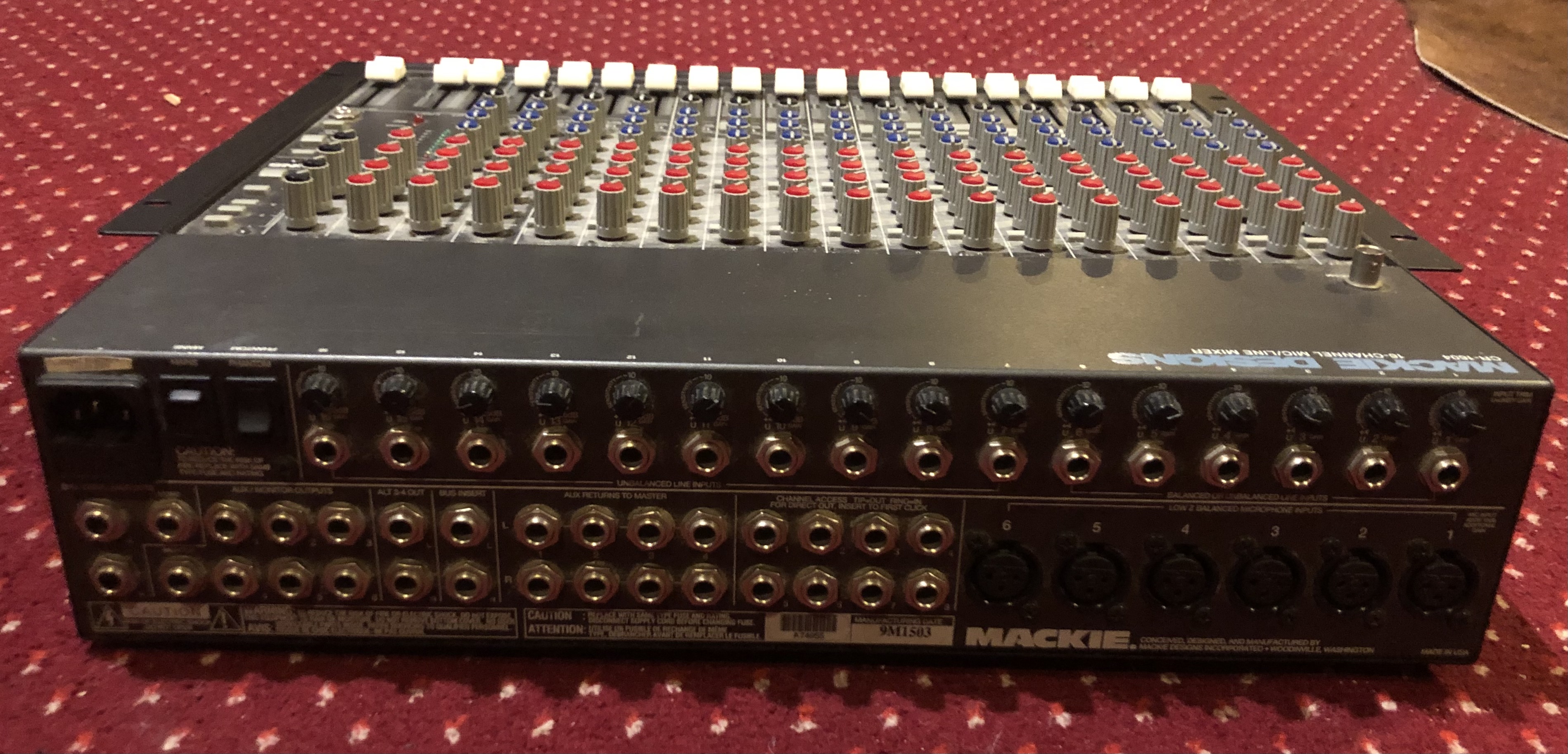 CR1604 - Mackie CR1604 - Audiofanzine