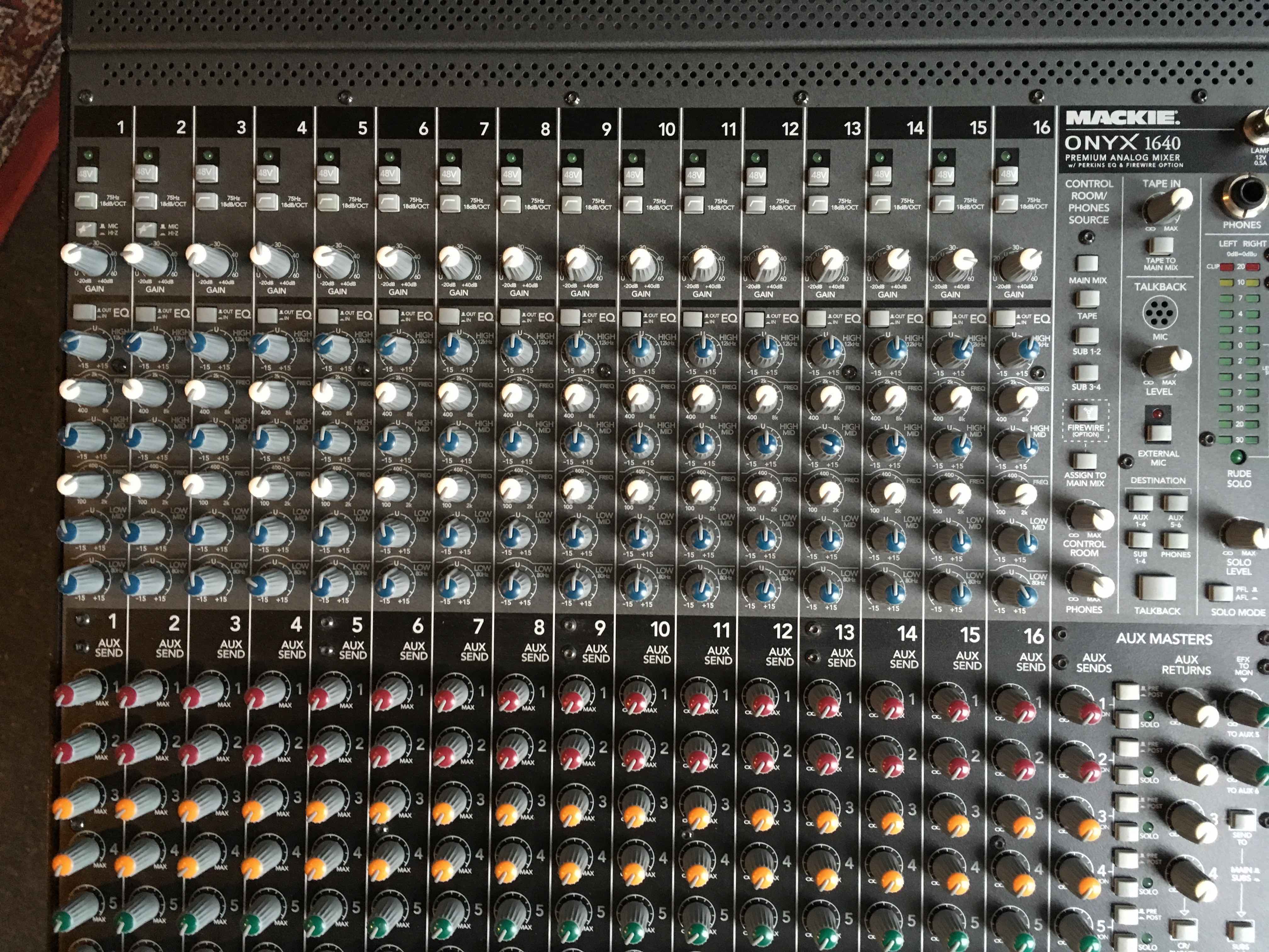 Onyx 1640 - Mackie Onyx 1640 - Audiofanzine