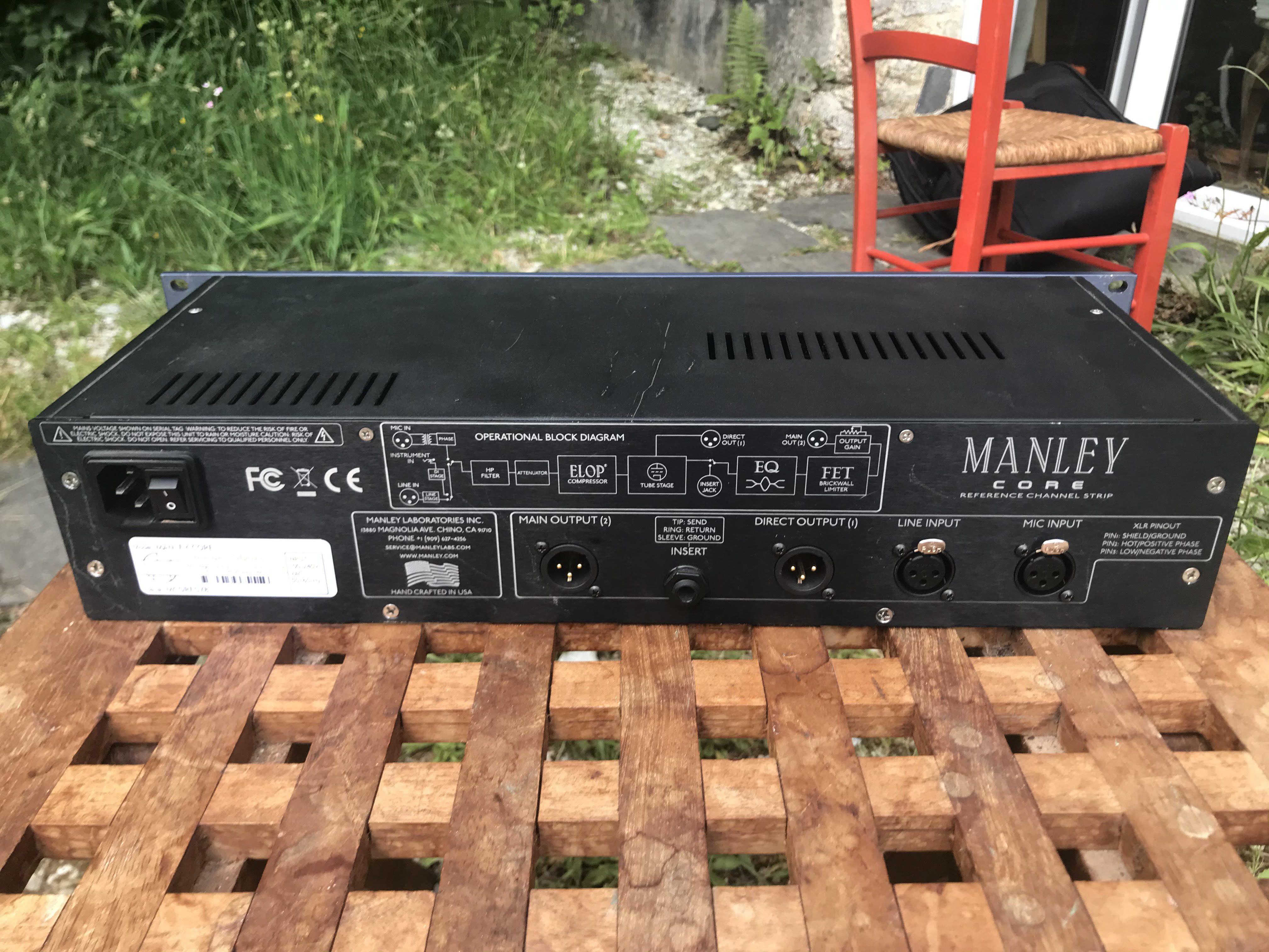 Core Reference Channel Strip Manley Labs - Audiofanzine