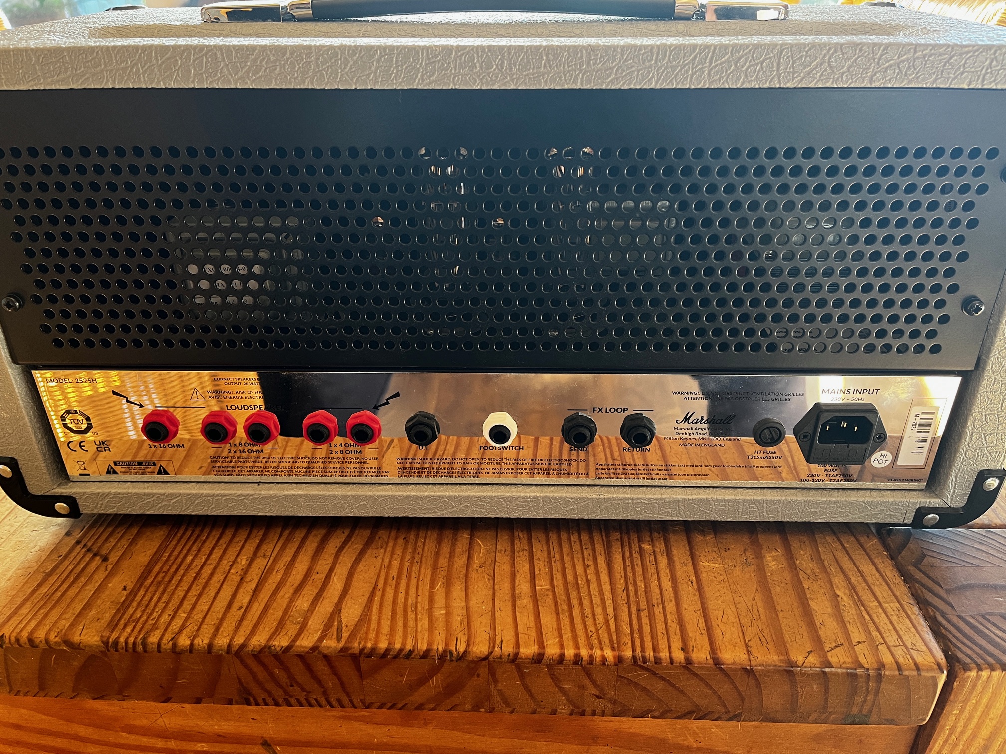2525H Mini Jubilee - Marshall 2525H Mini Jubilee - Audiofanzine