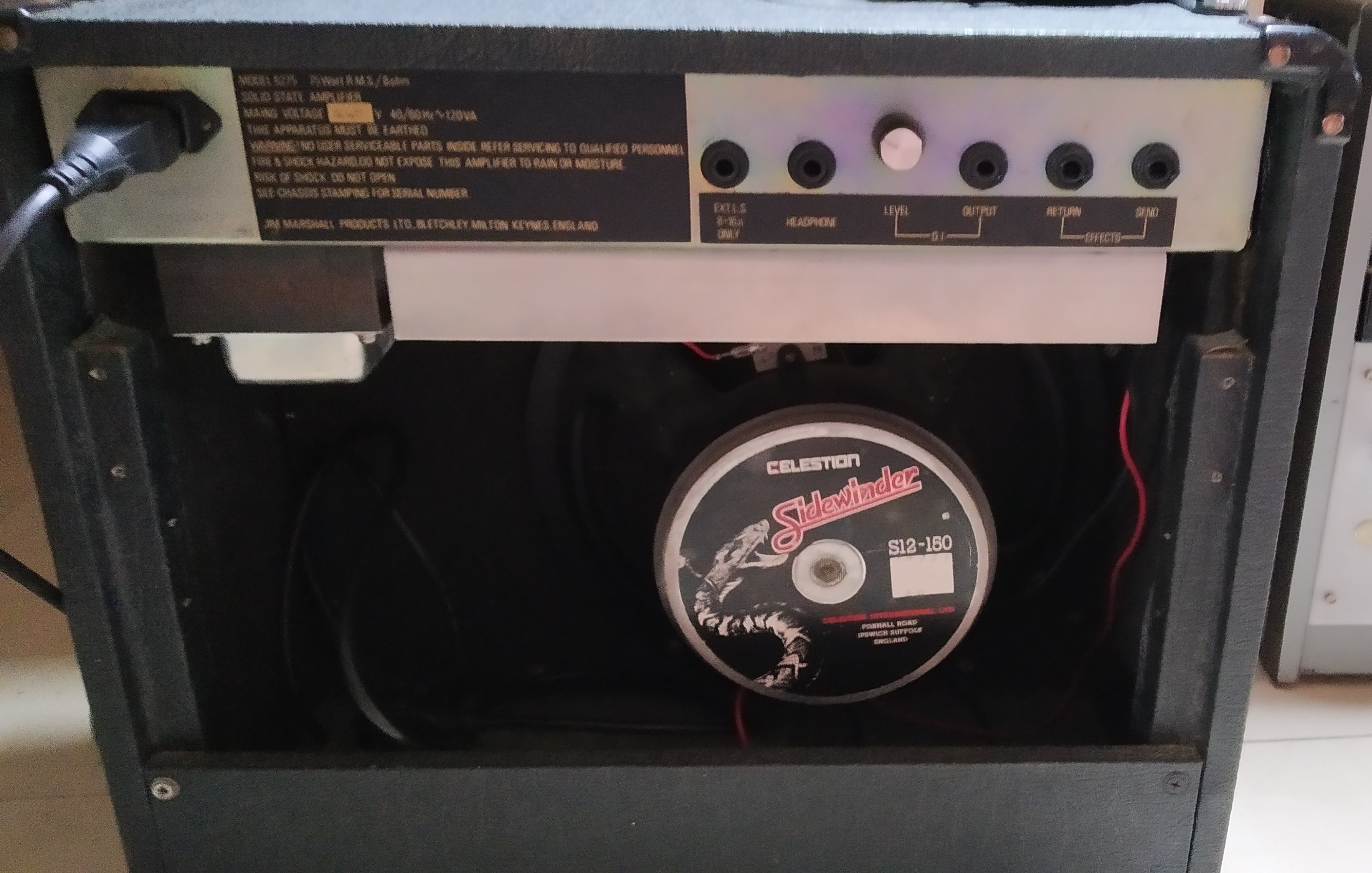 5275 Reverb 75 [1984-1991] Marshall - Audiofanzine