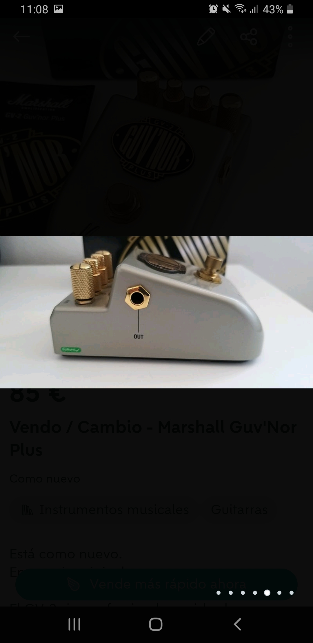 GV-2 Guv'nor Plus - Marshall GV-2 Guv'nor Plus - Audiofanzine