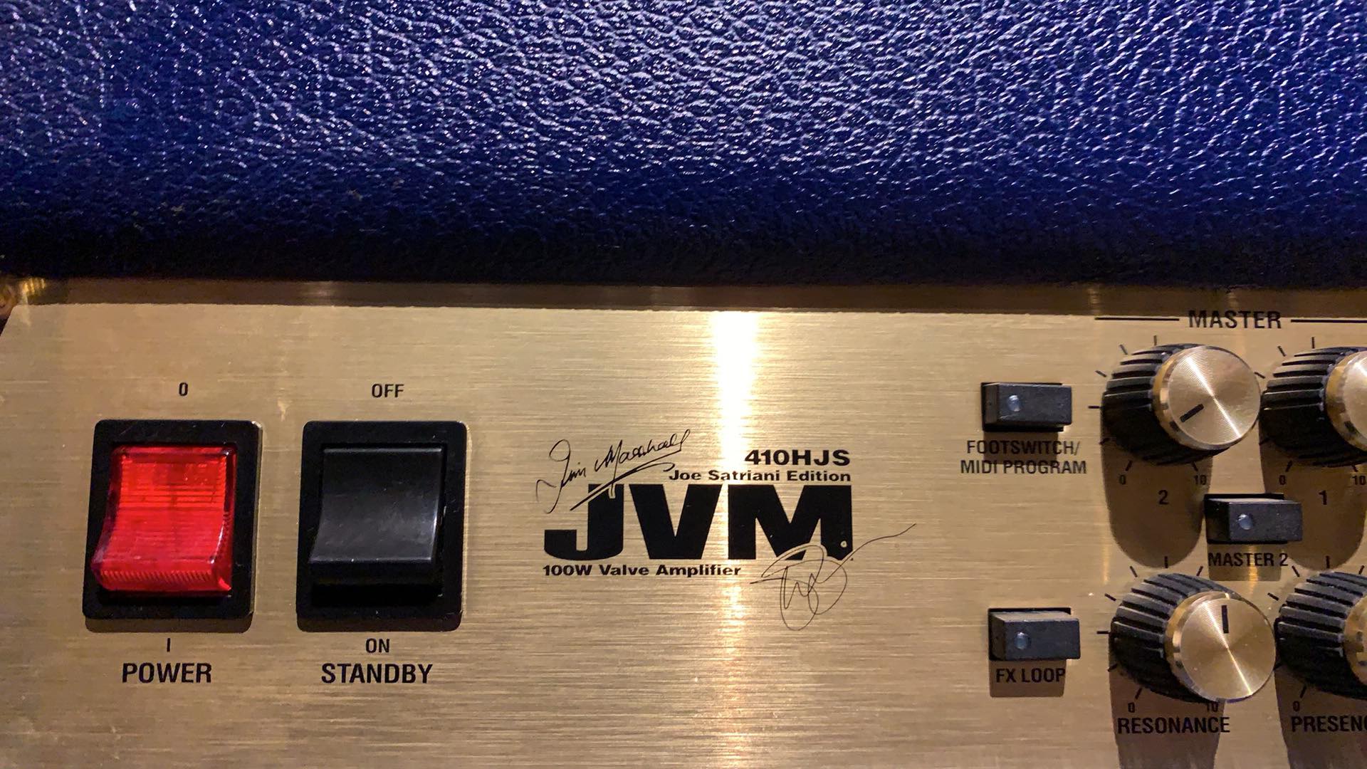 JVM410HJS Joe Satriani Edition Marshall - Audiofanzine