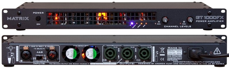 GT1000FX 1U - Matrix Amplification GT1000FX 1U - Audiofanzine