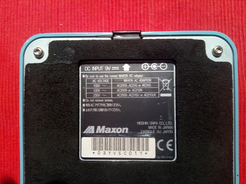 CS-550 Stereo Chorus - Maxon CS-550 Stereo Chorus - Audiofanzine