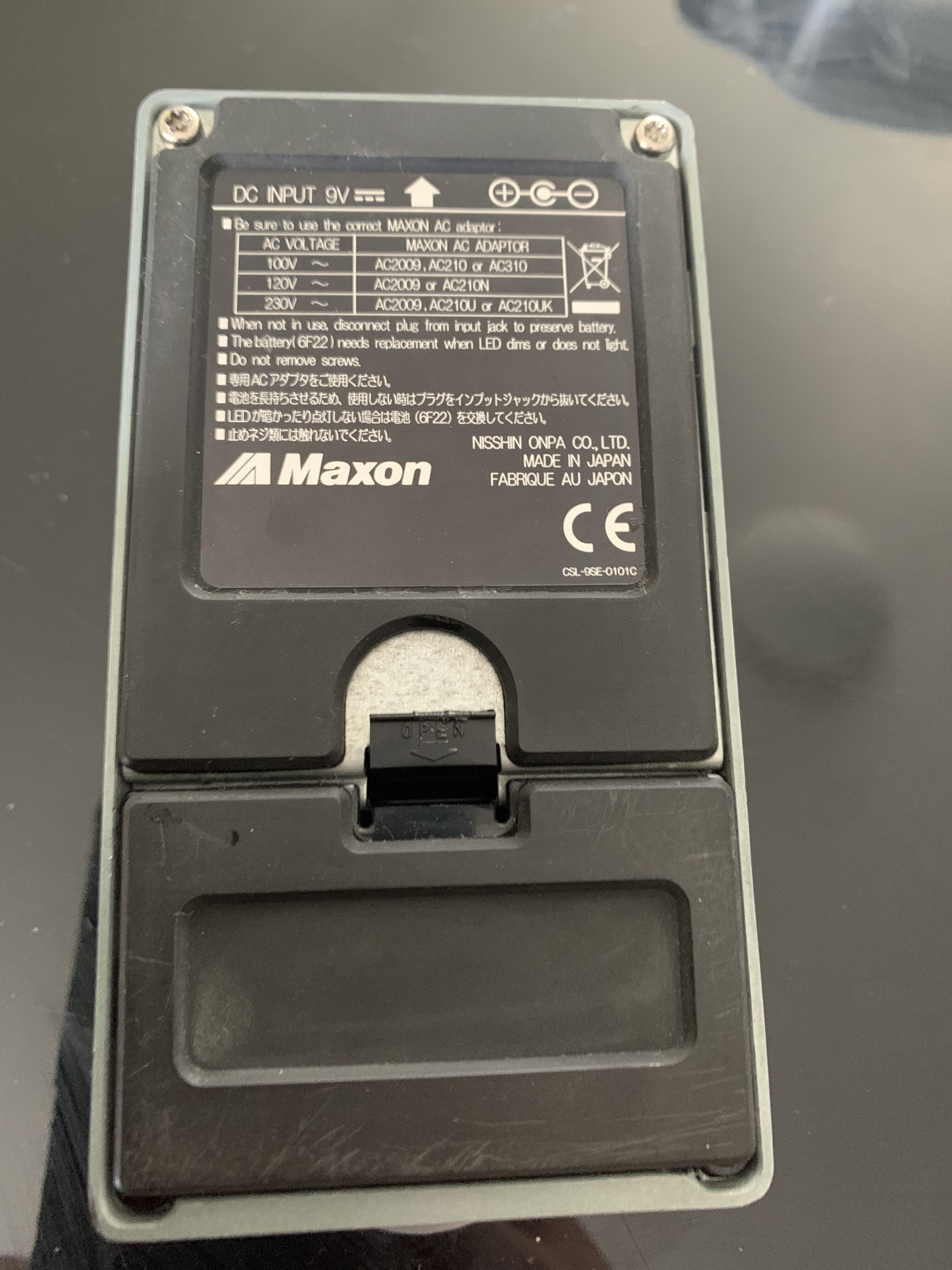 CS9-Pro Stereo Chorus - Maxon CS9-Pro Stereo Chorus - Audiofanzine