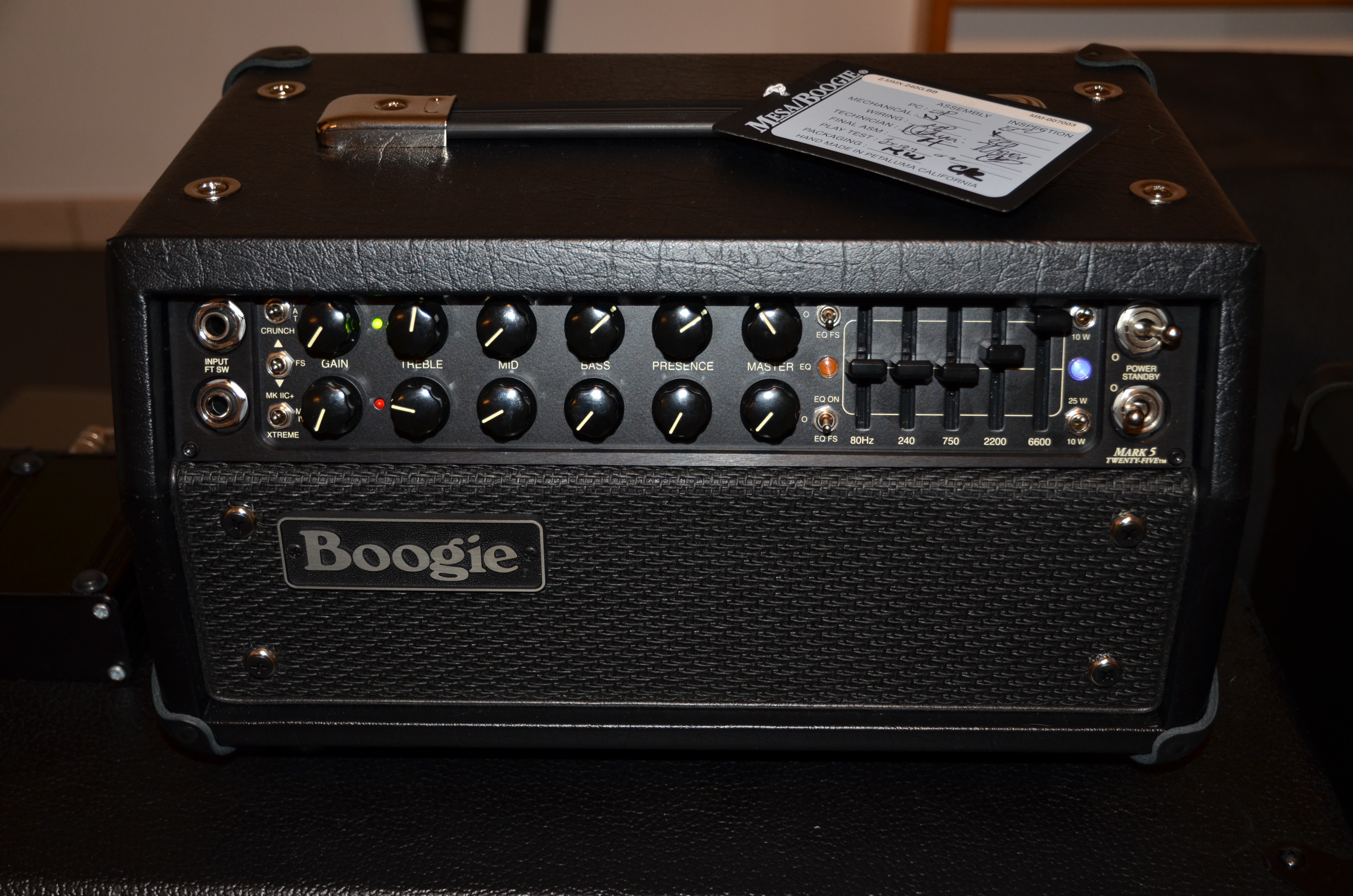 MARK FIVE: 25 HEAD - Mesa Boogie Mark Five: 25 Head - Audiofanzine
