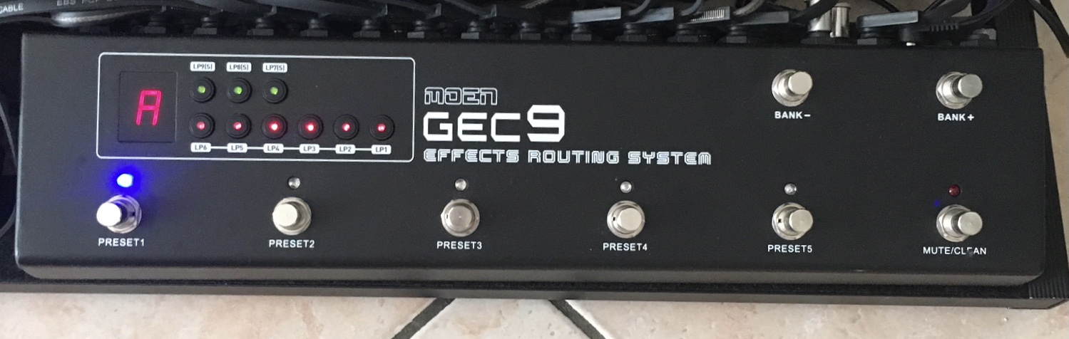 GEC9 Guitar Effect Controller Moen - Audiofanzine