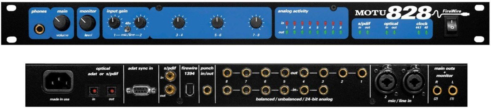 828 - MOTU 828 - Audiofanzine