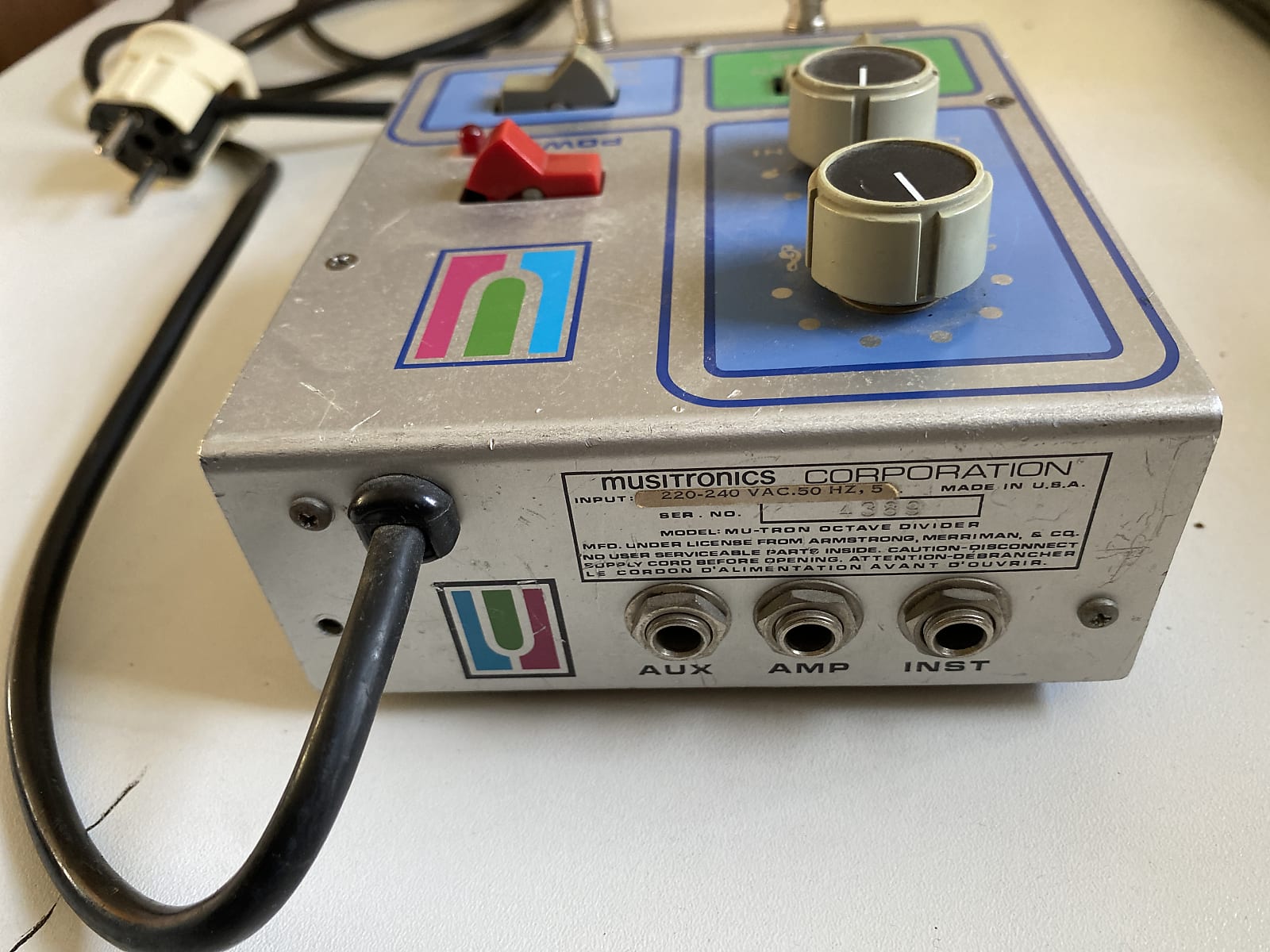 Mutron octave divider (Flemish Region) - Audiofanzine