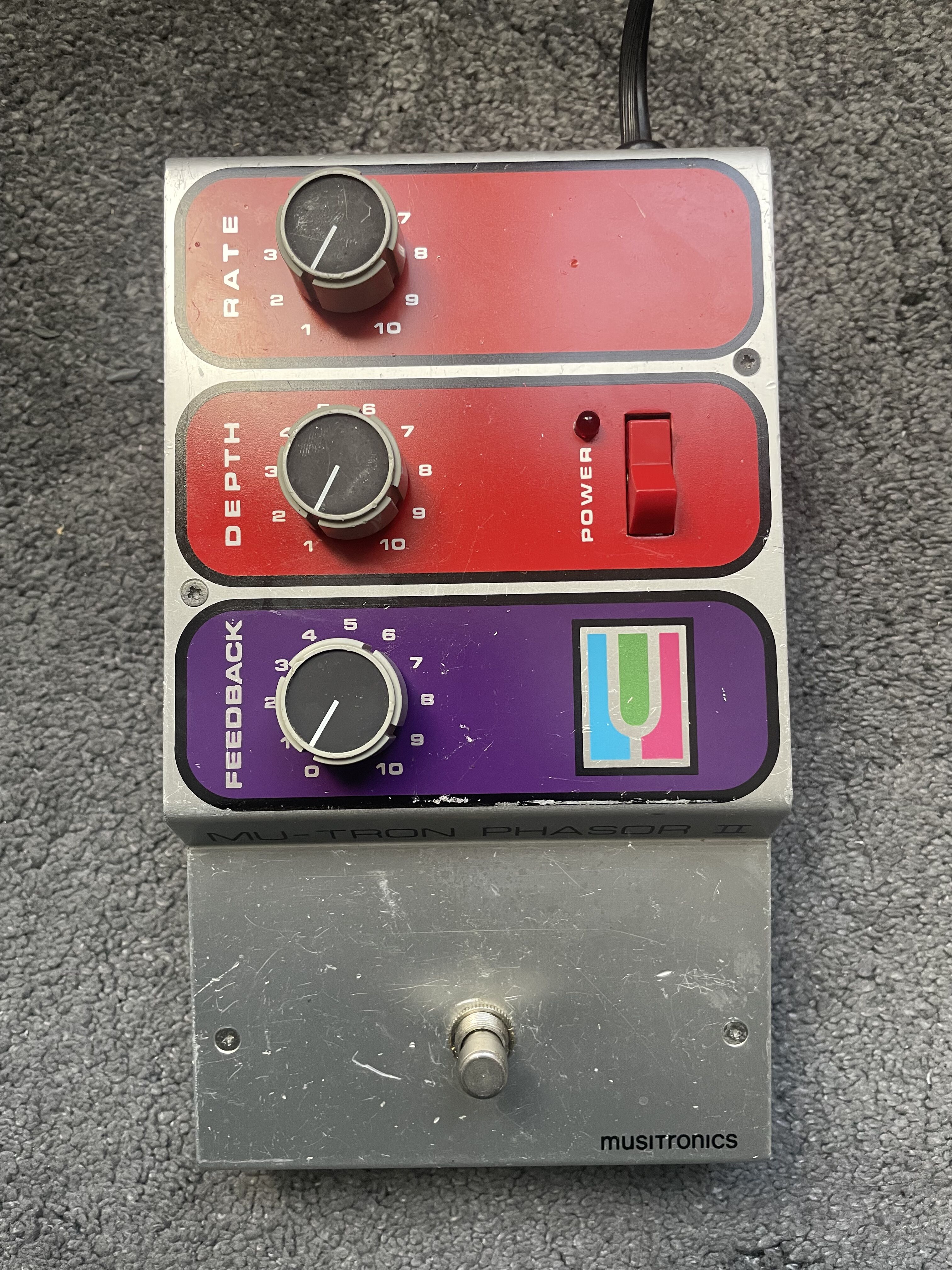 Mu-Tron Phasor II - Musitronics Corp. Mu-Tron Phasor II - Audiofanzine