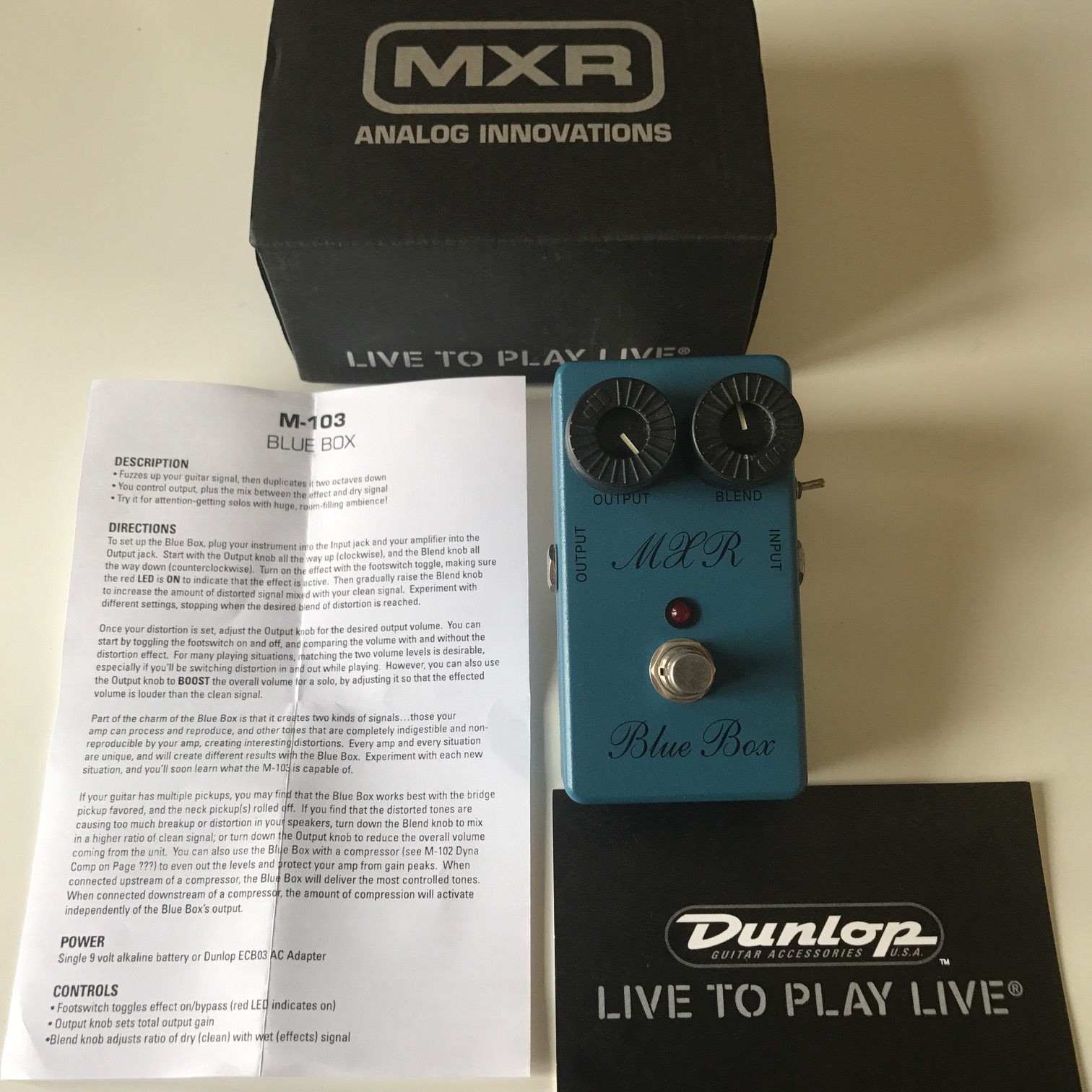 MXR M103 Blue Box Octave Fuzz image (#1910125) - Audiofanzine