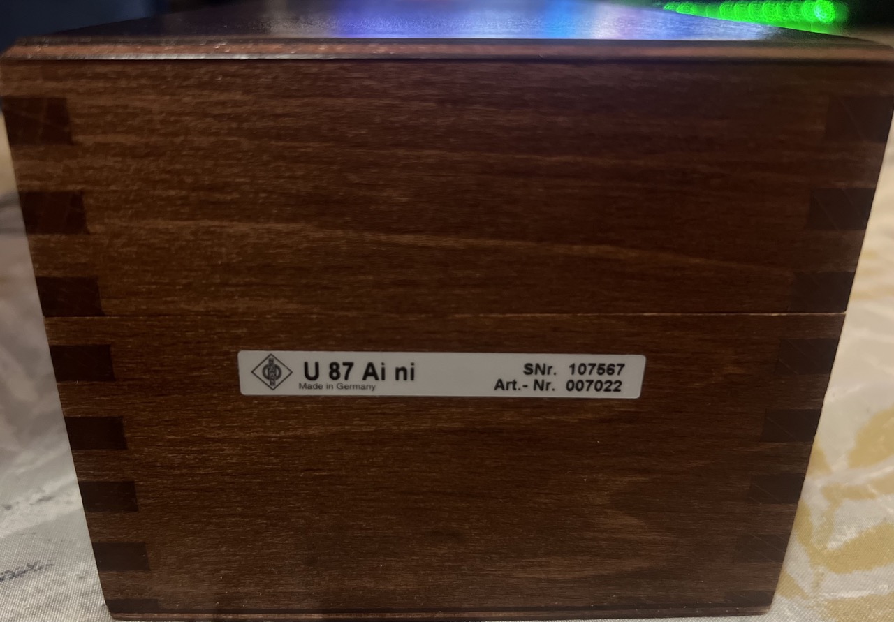 U 87 Ai - Neumann U 87 Ai - Audiofanzine