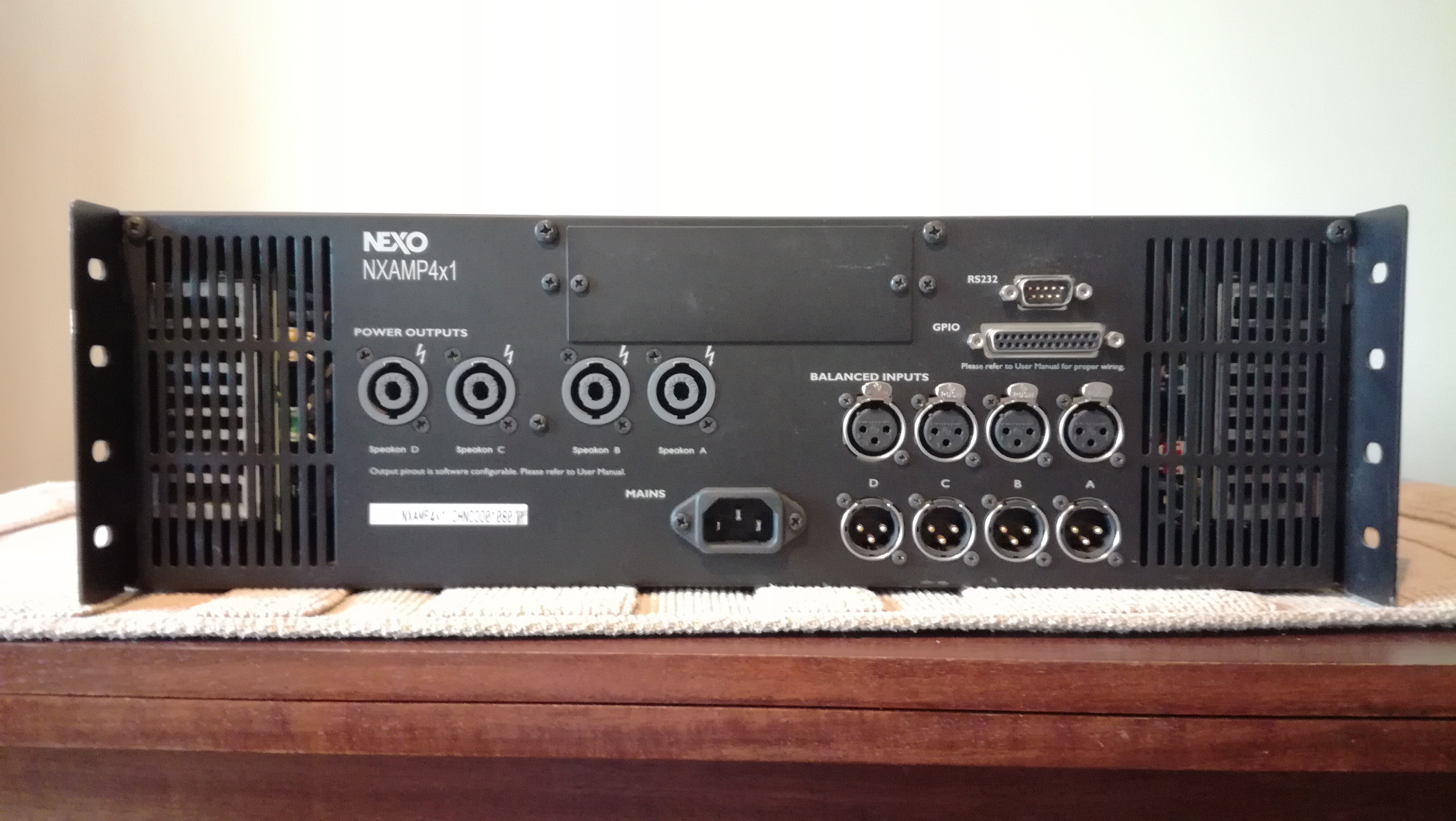 NXAMP4X1 - Nexo NXAMP4X1 - Audiofanzine