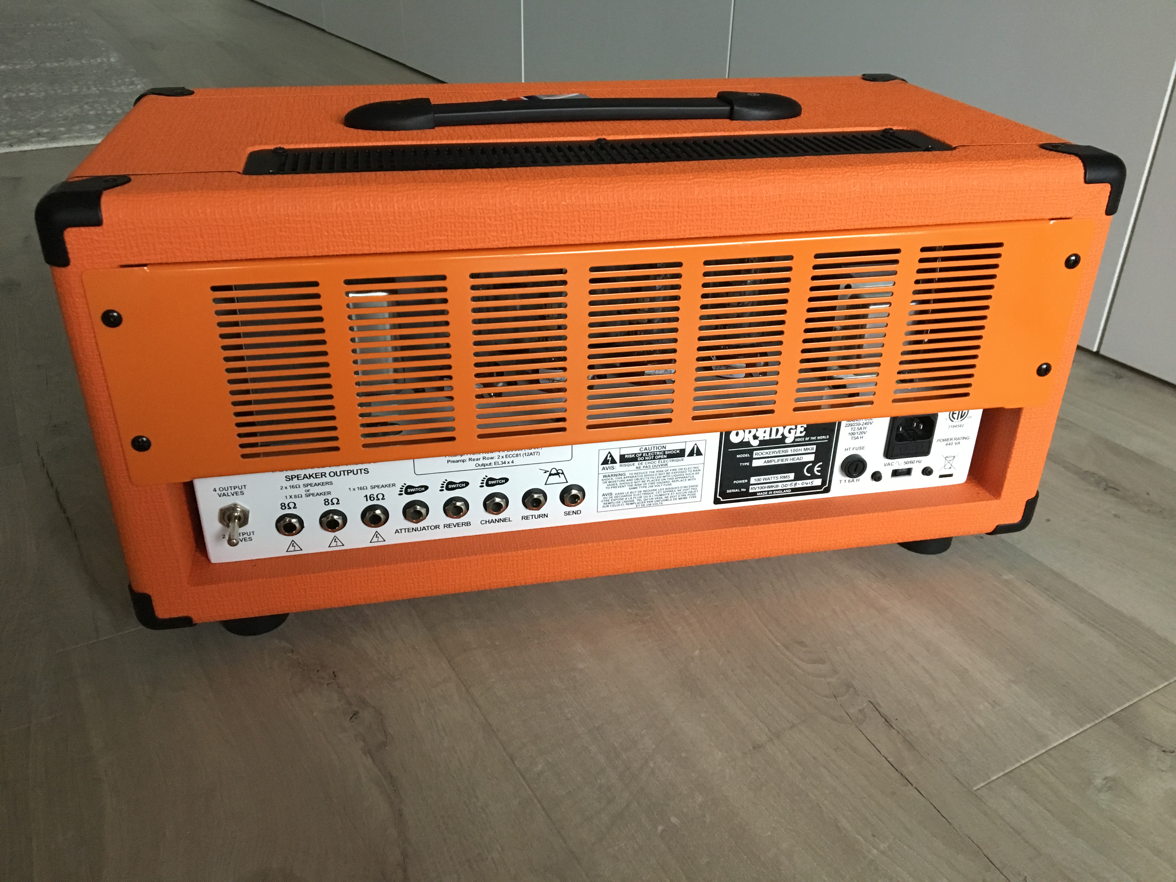 ROCKERVERB 100 MKII HEAD - Orange Rockerverb 100 MKII Head - Audiofanzine