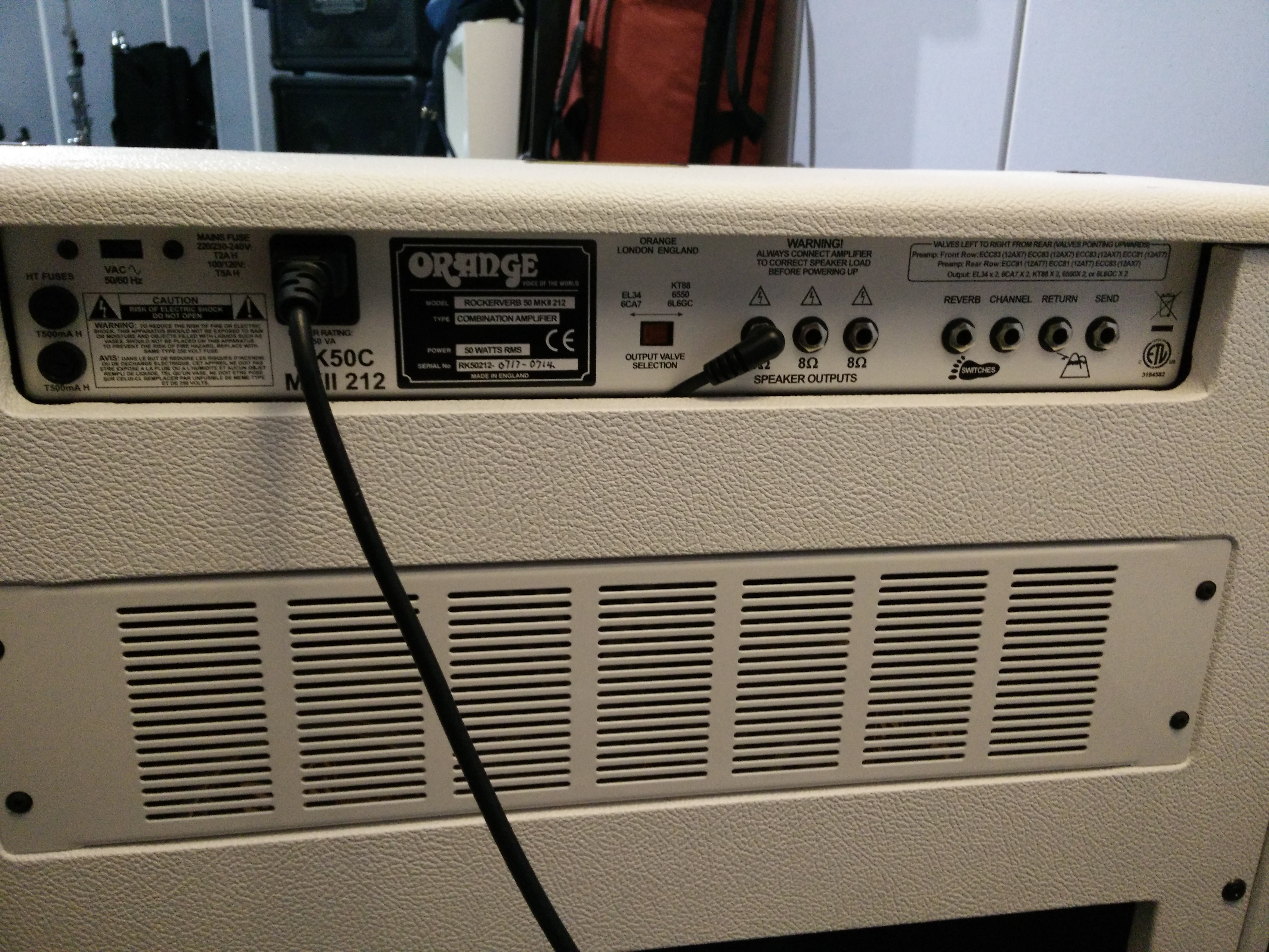 Rockerverb 50 MKII 2x12 Combo Orange - Audiofanzine
