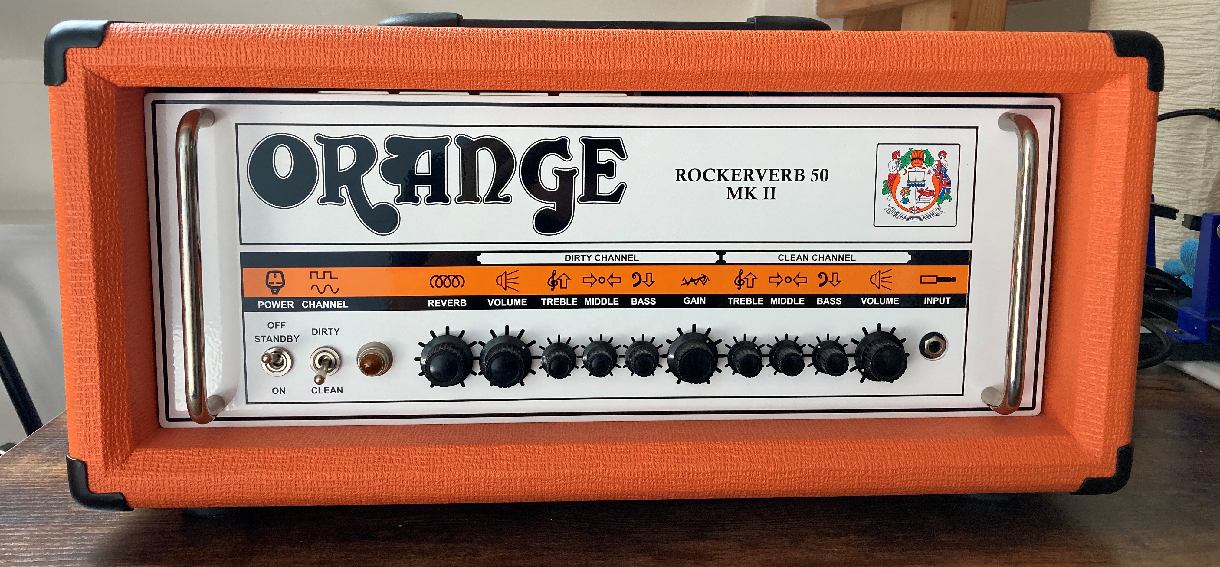 Rockerverb 50 MKII Head - Orange Rockerverb 50 MKII Head - Audiofanzine