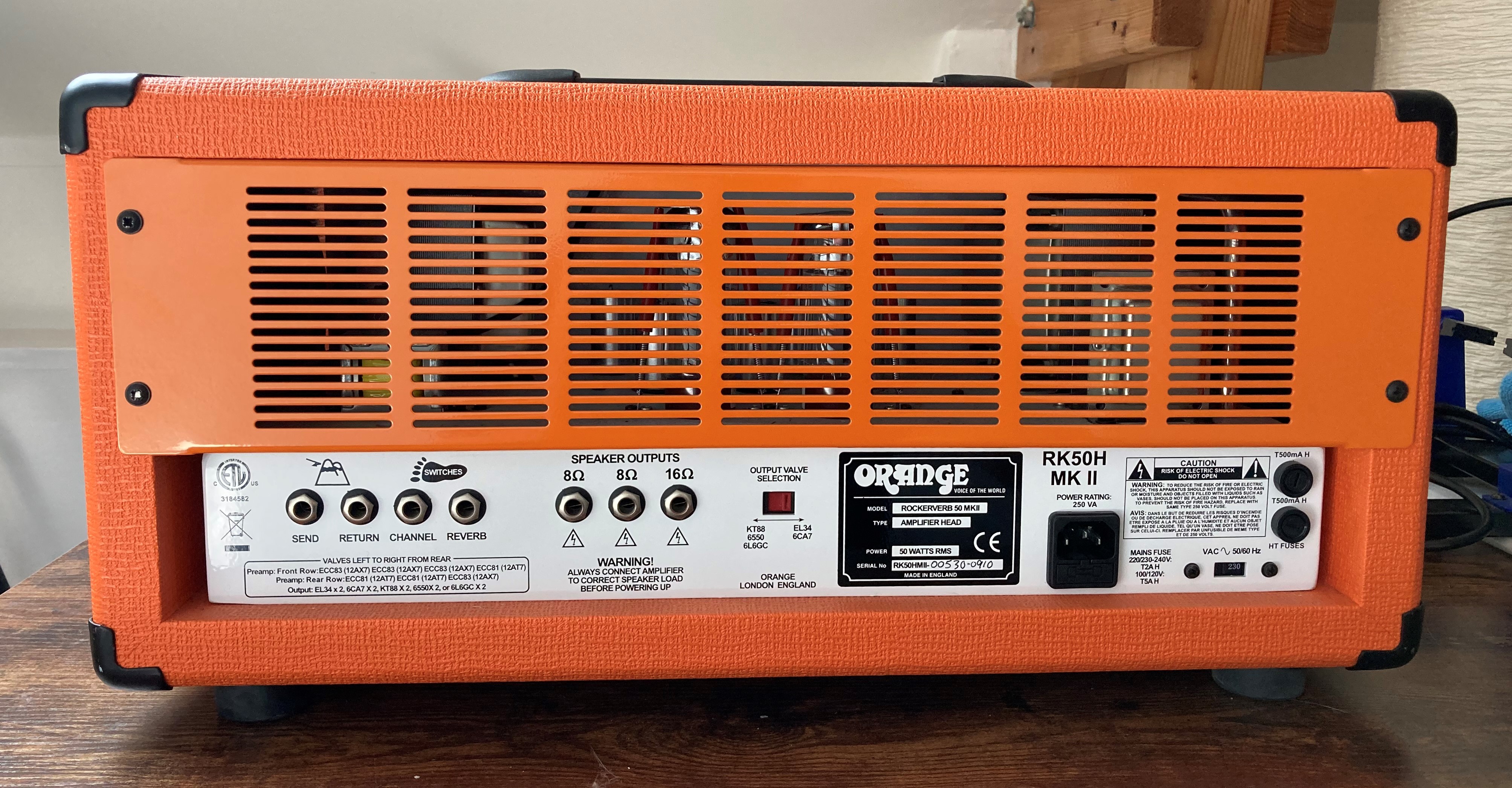 Rockerverb 50 MKII Head - Orange Rockerverb 50 MKII Head - Audiofanzine