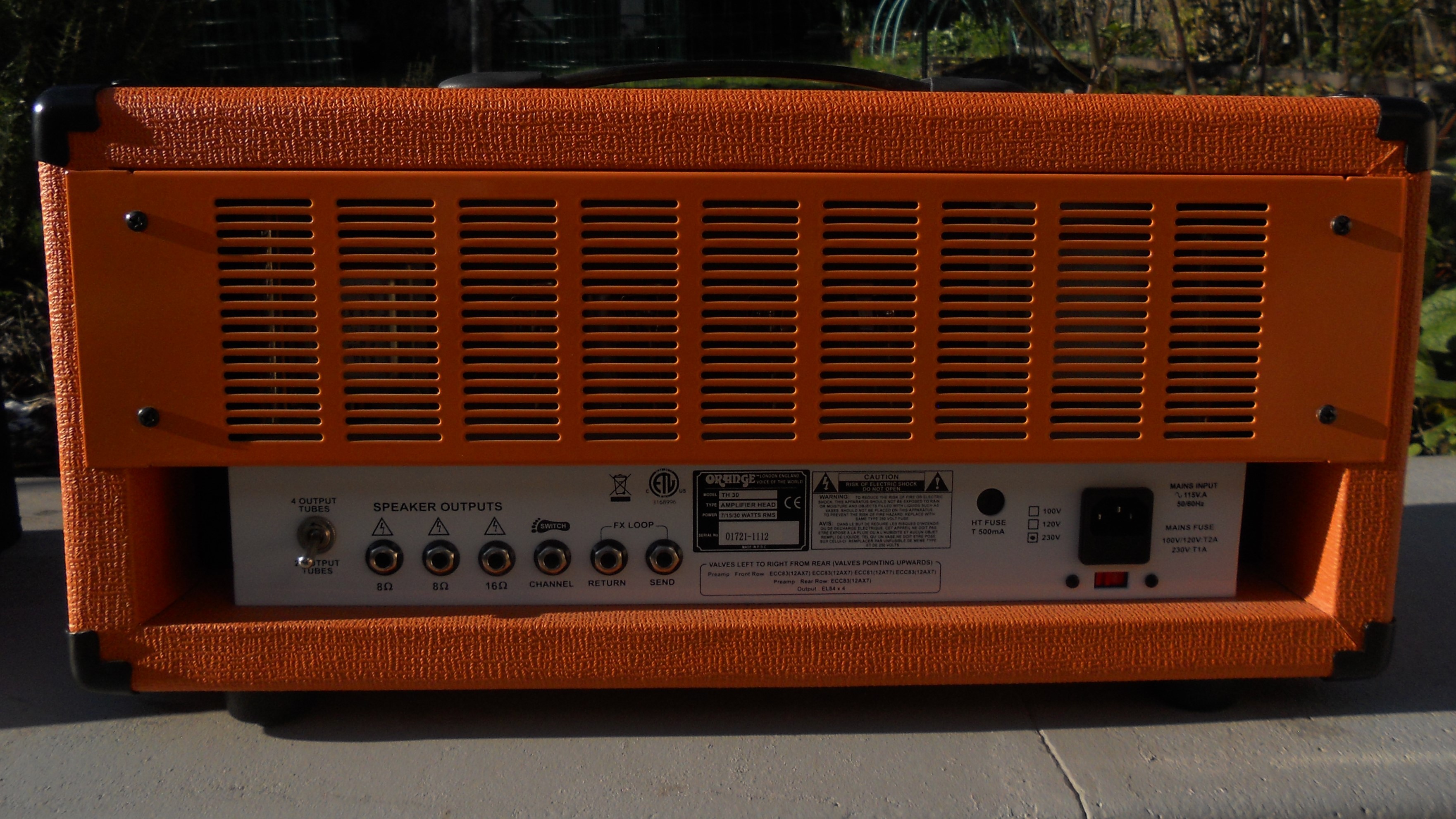 TH30 Head - Orange TH30 Head - Audiofanzine