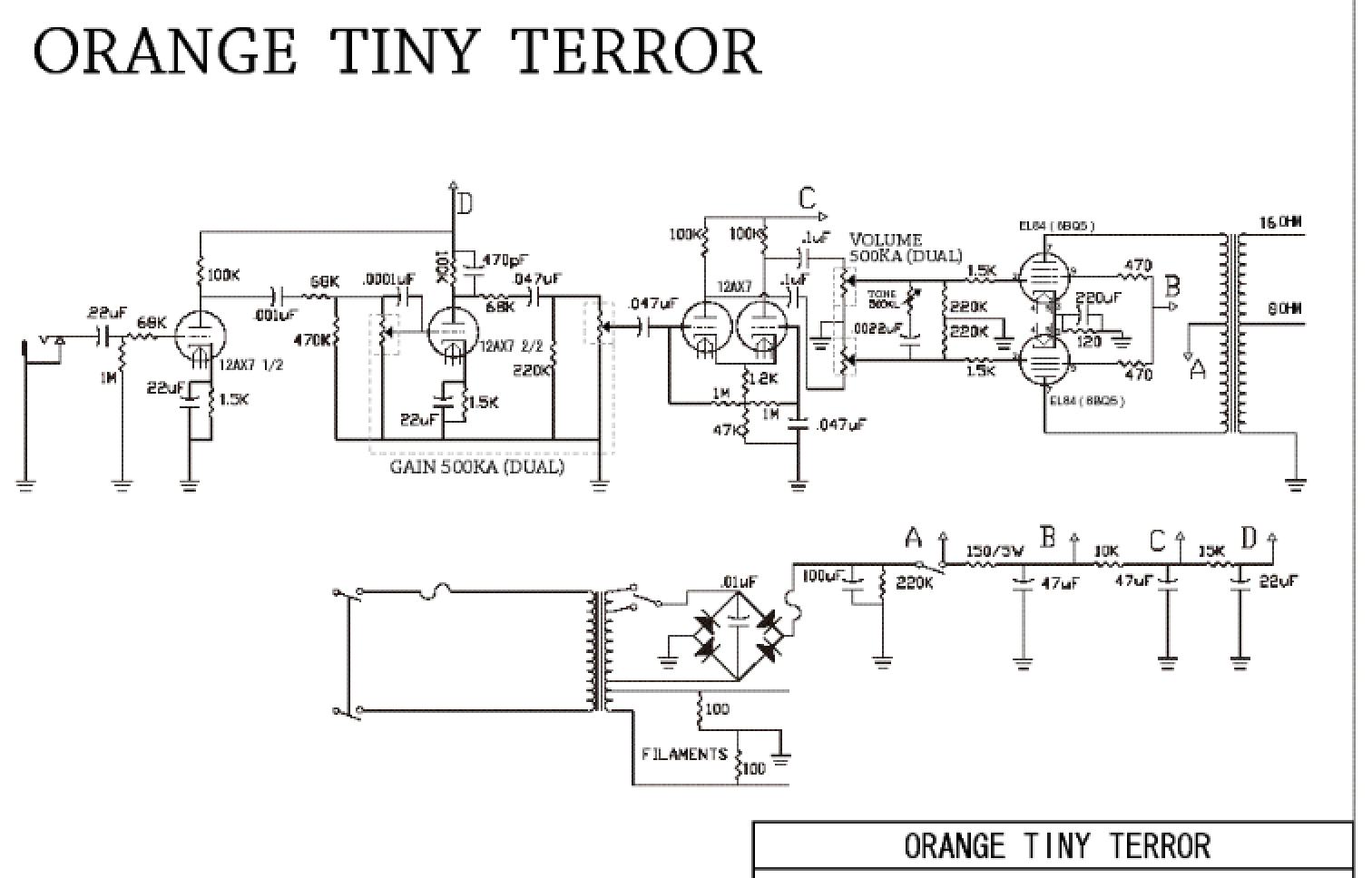 Tiny Terror - Orange Tiny Terror - Audiofanzine