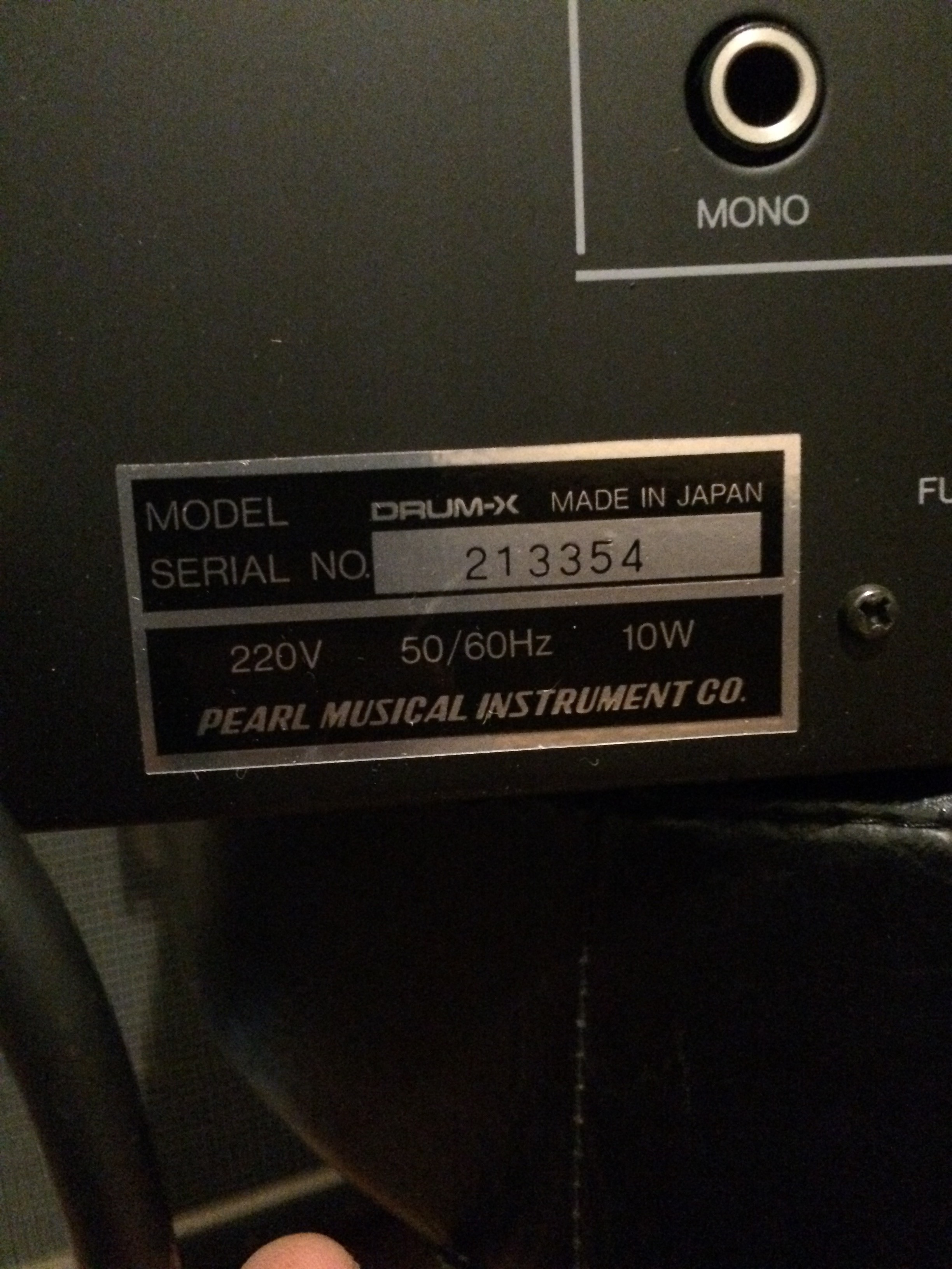 DRX-1 - Pearl DRX-1 - Audiofanzine