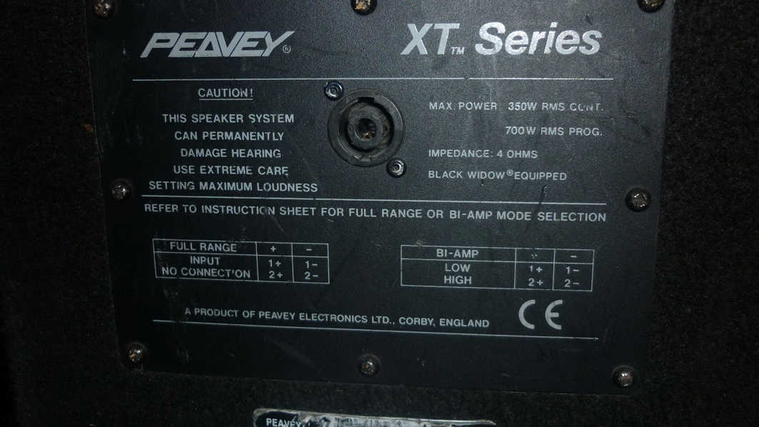 HISYS 2 XT - Peavey HiSys 2 XT - Audiofanzine