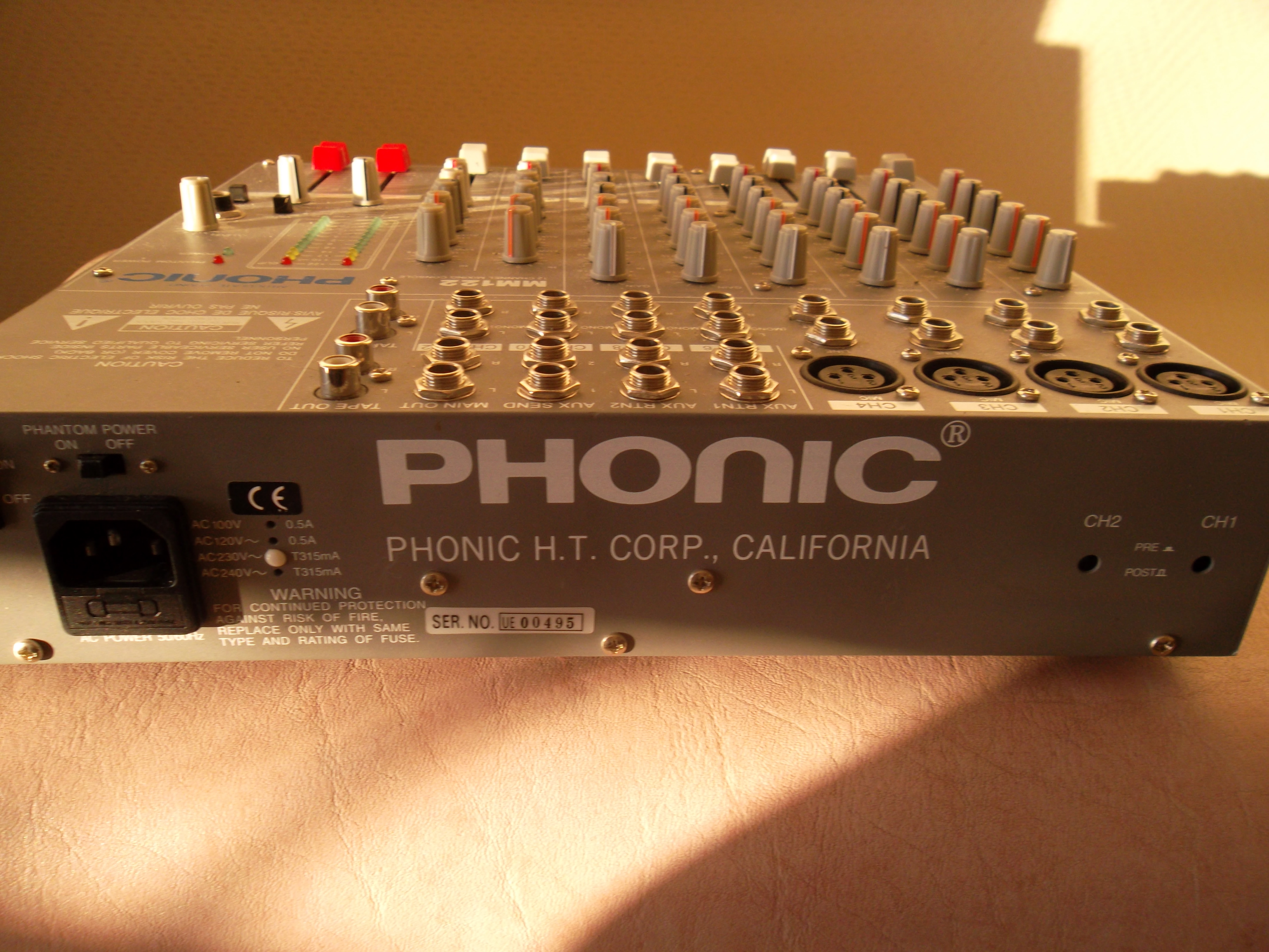 MM122 - Phonic MM122 - Audiofanzine