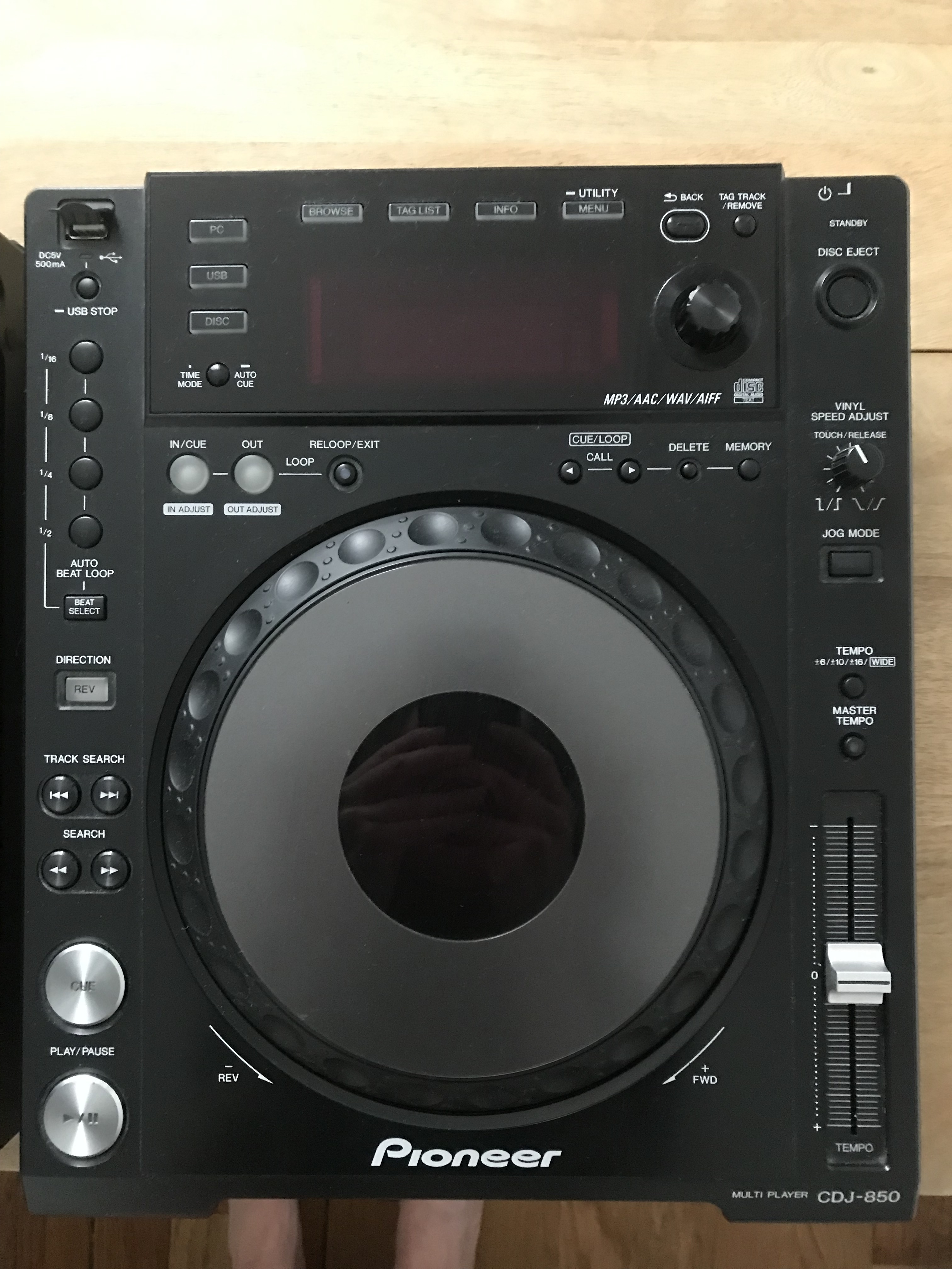 CDJ-850 - Pioneer CDJ-850 - Audiofanzine