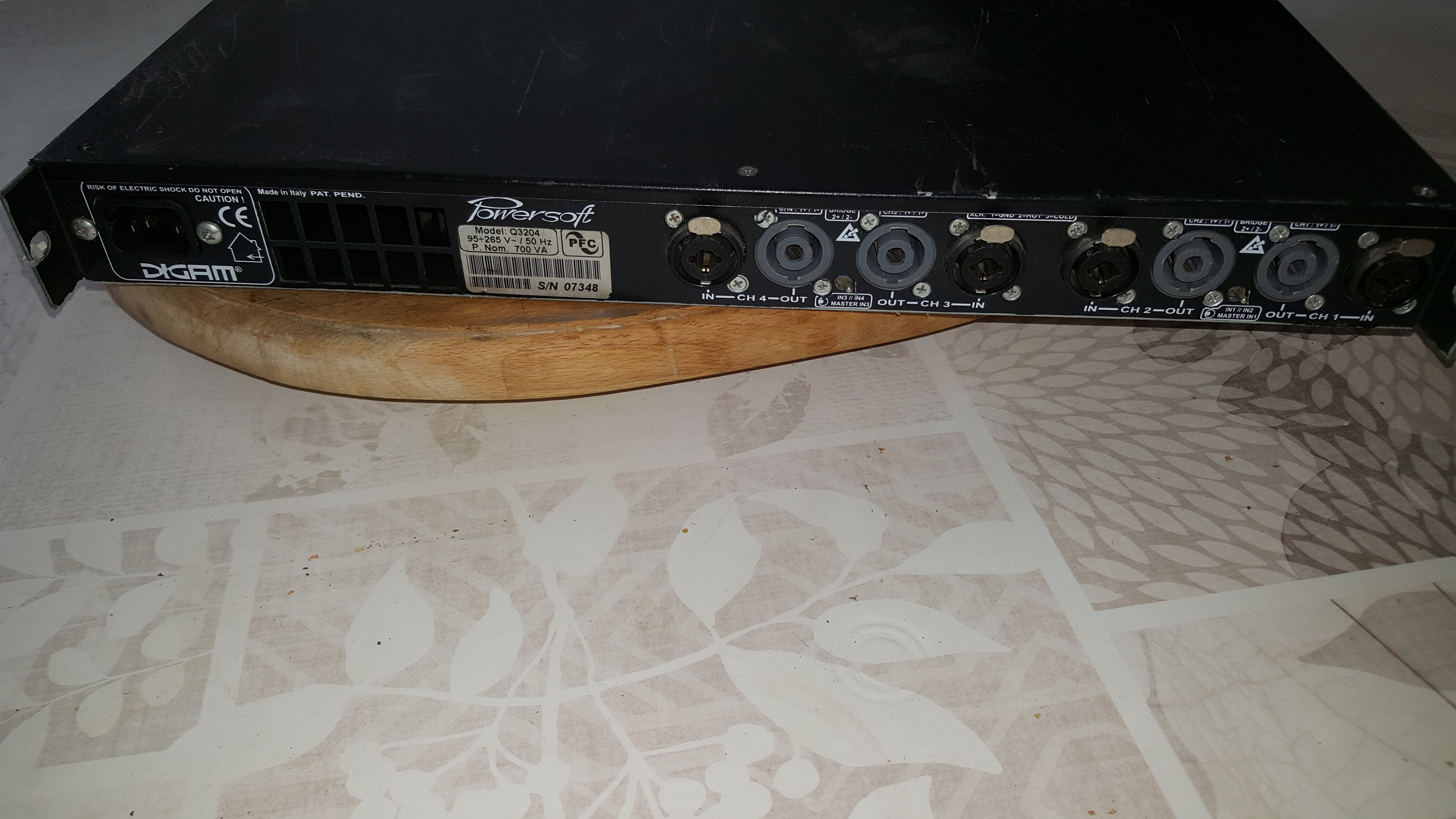 Digam Q3204 - Powersoft Digam Q3204 - Audiofanzine