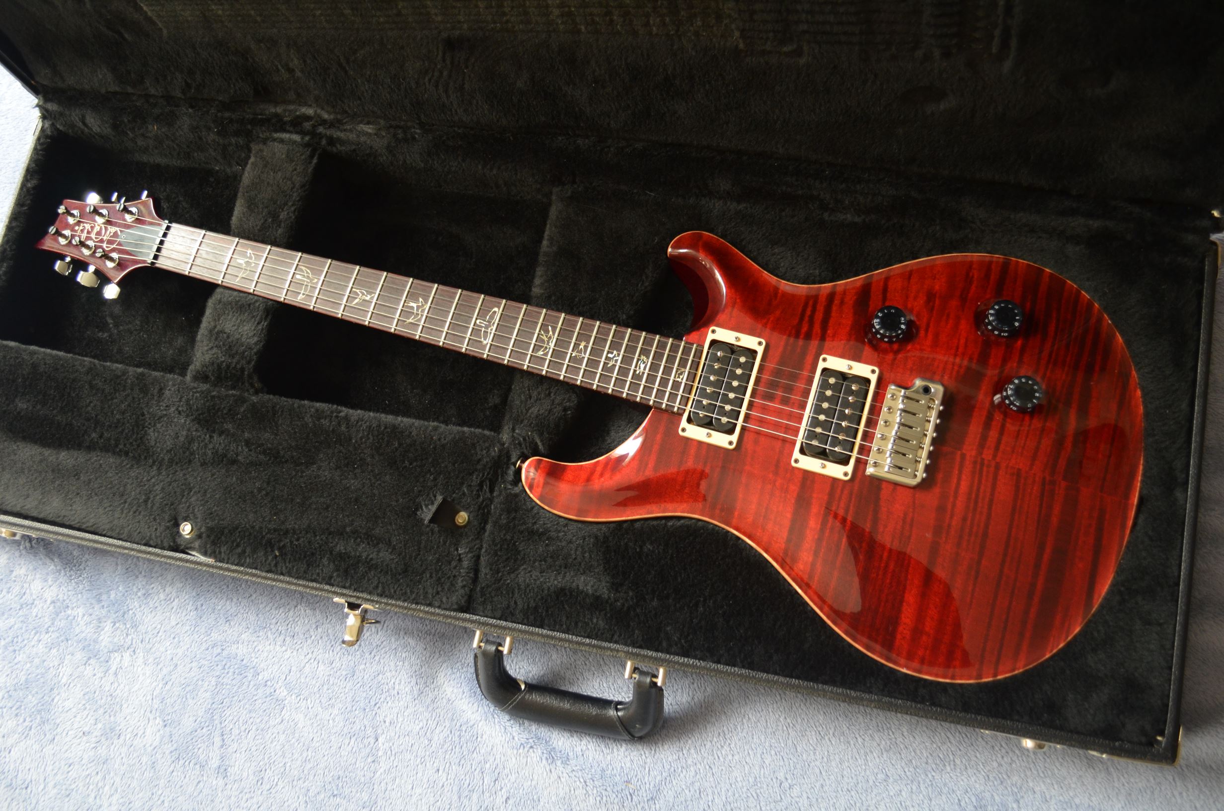 Photo PRS Custom 24 - Fire Red Burst : PRS Custom 24 - Fire Red Burst ...
