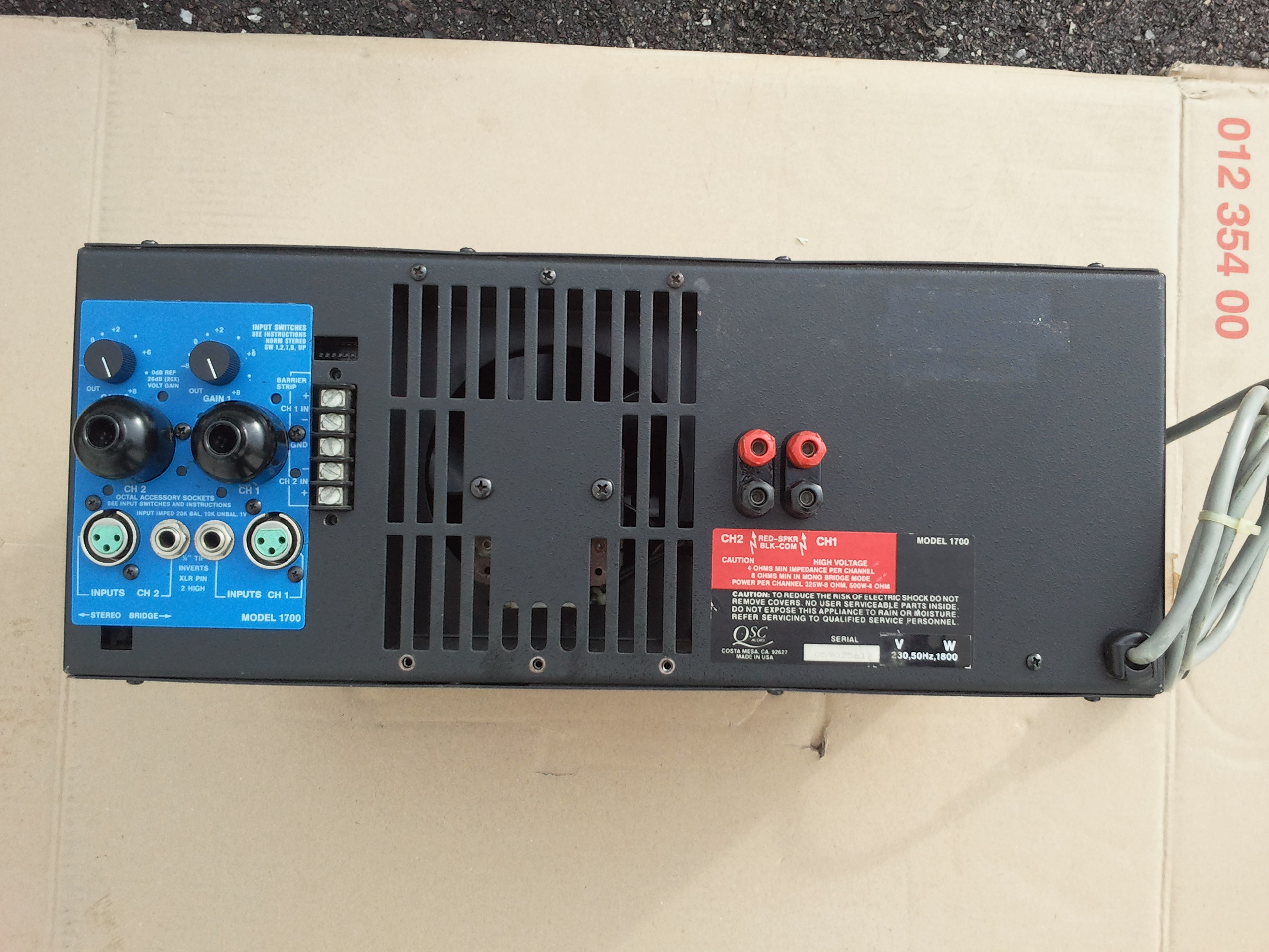 1700 - QSC 1700 - Audiofanzine