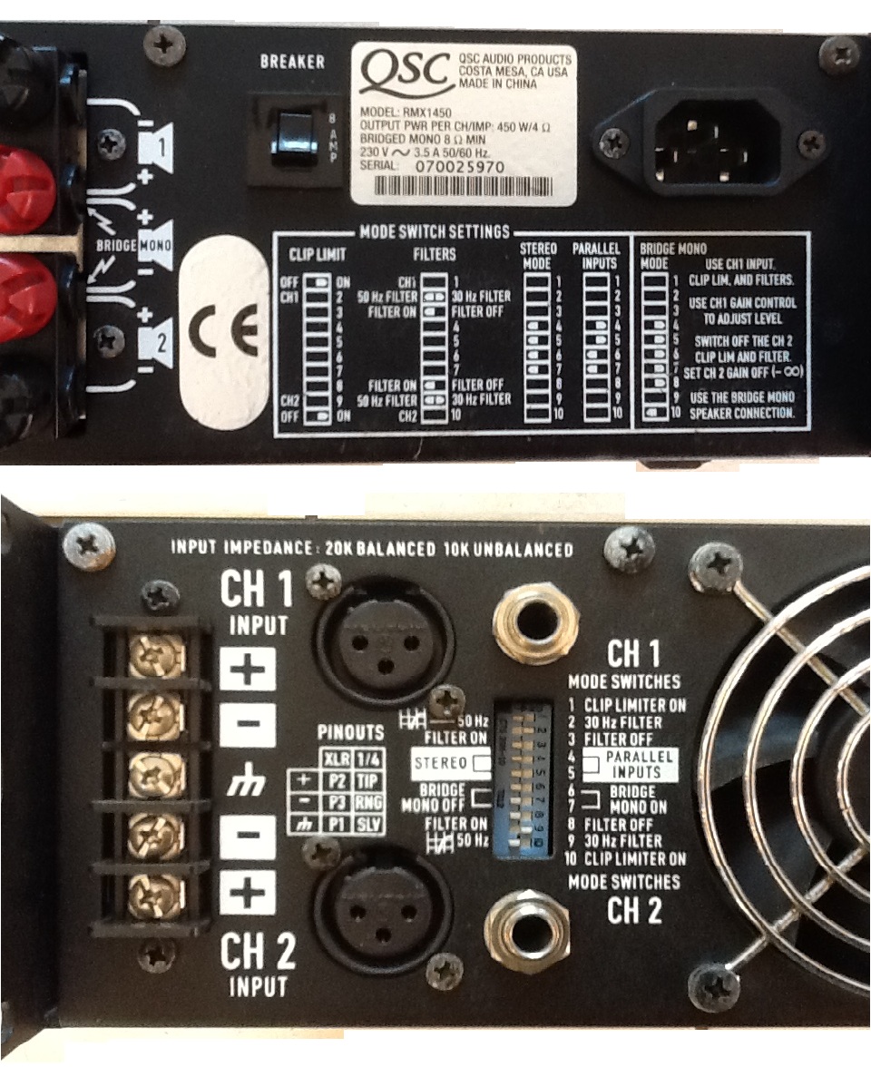 RMX 1450 - QSC RMX 1450 - Audiofanzine
