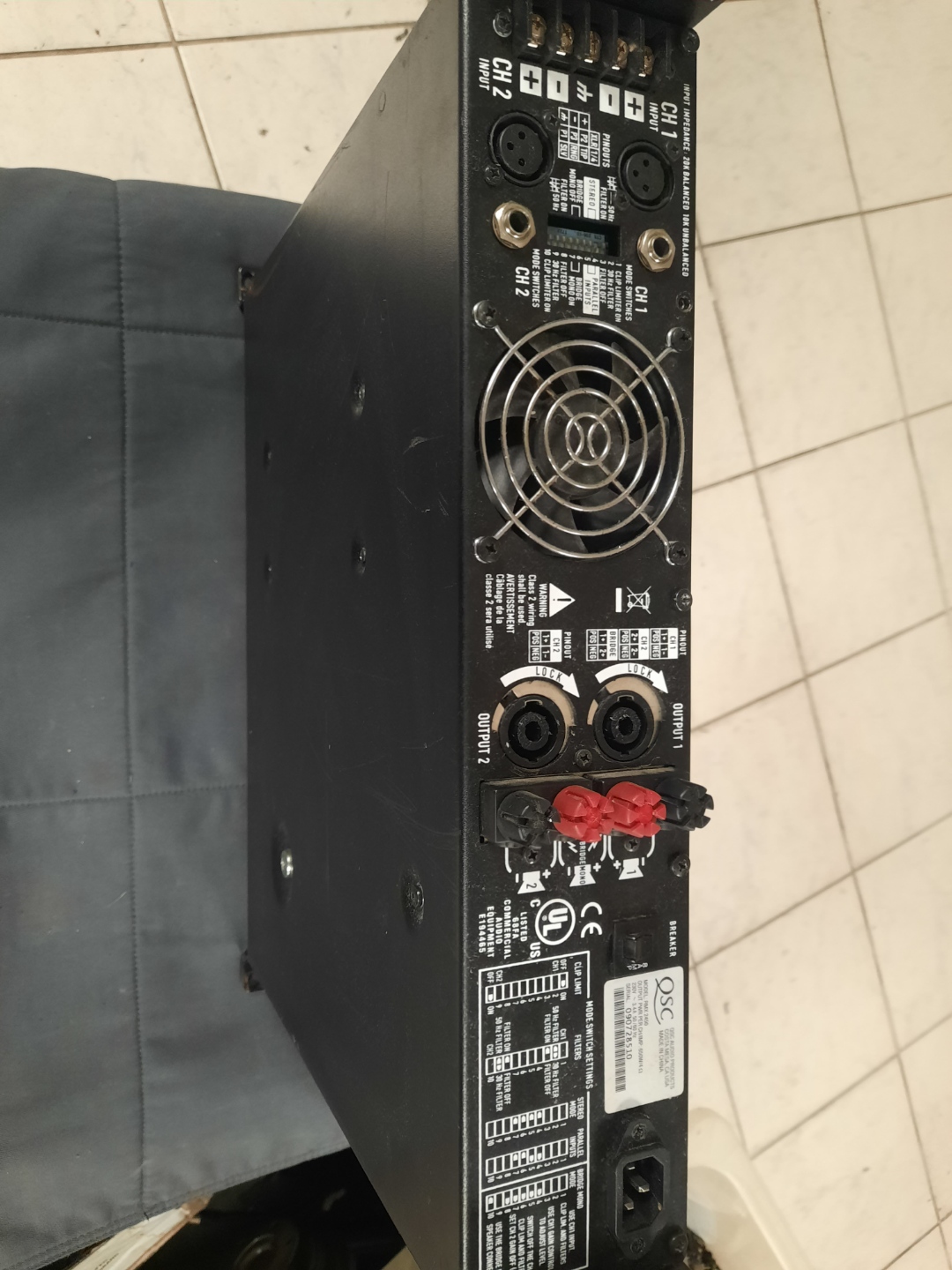 RMX 2450 - QSC RMX 2450 - Audiofanzine