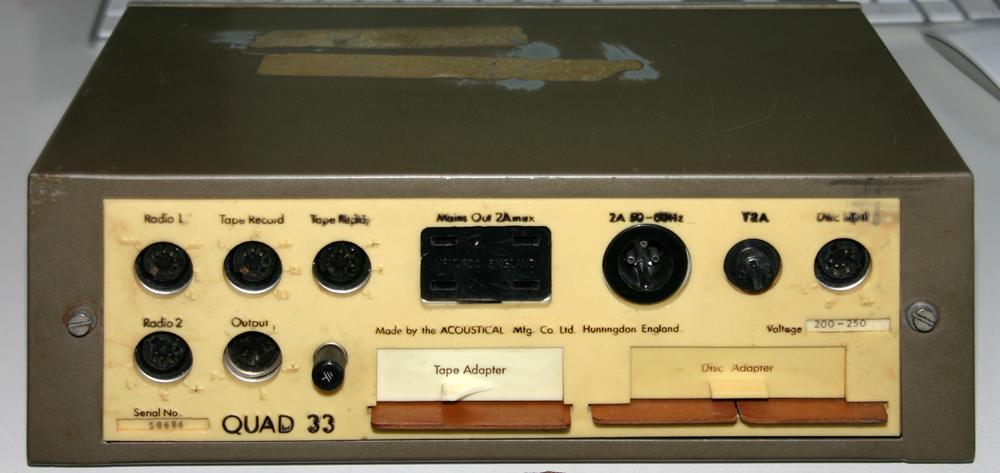 33 - Quad Hifi 33 - Audiofanzine